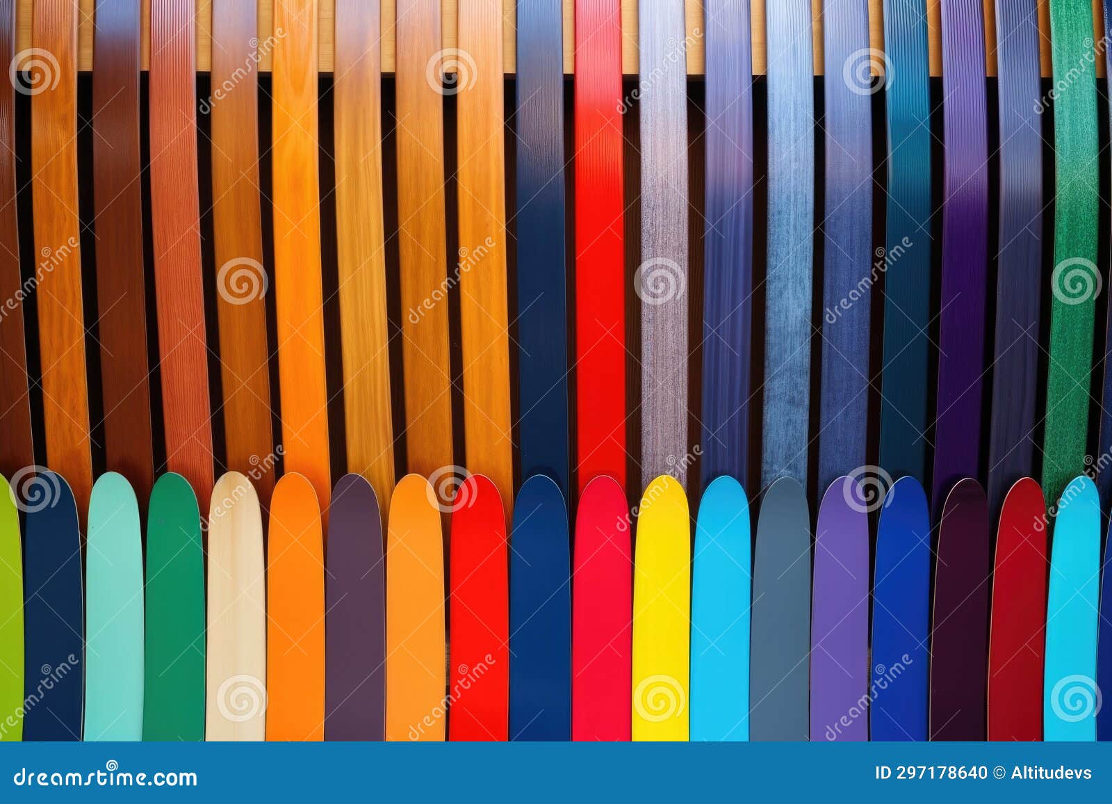 Collection of Various Colored Skateboard Decks Stock Photo - Image of ...