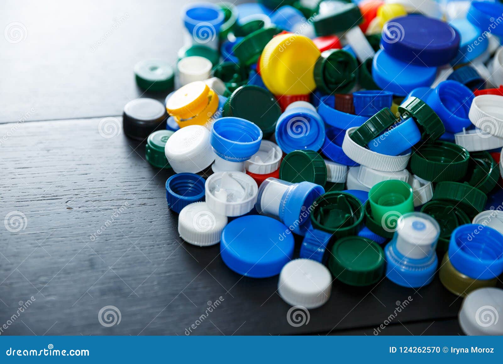 Collection Of Various Colorful Plastic Caps Stock Photo - Image of ...