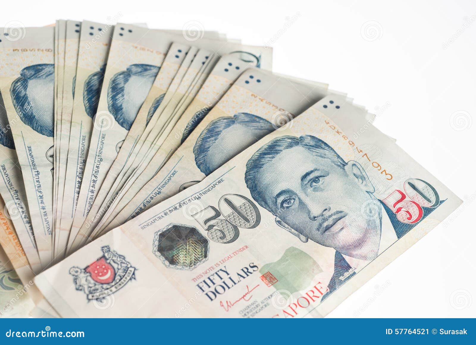 A Collection of Various Currencies from Countries the Globe Stock Image ...