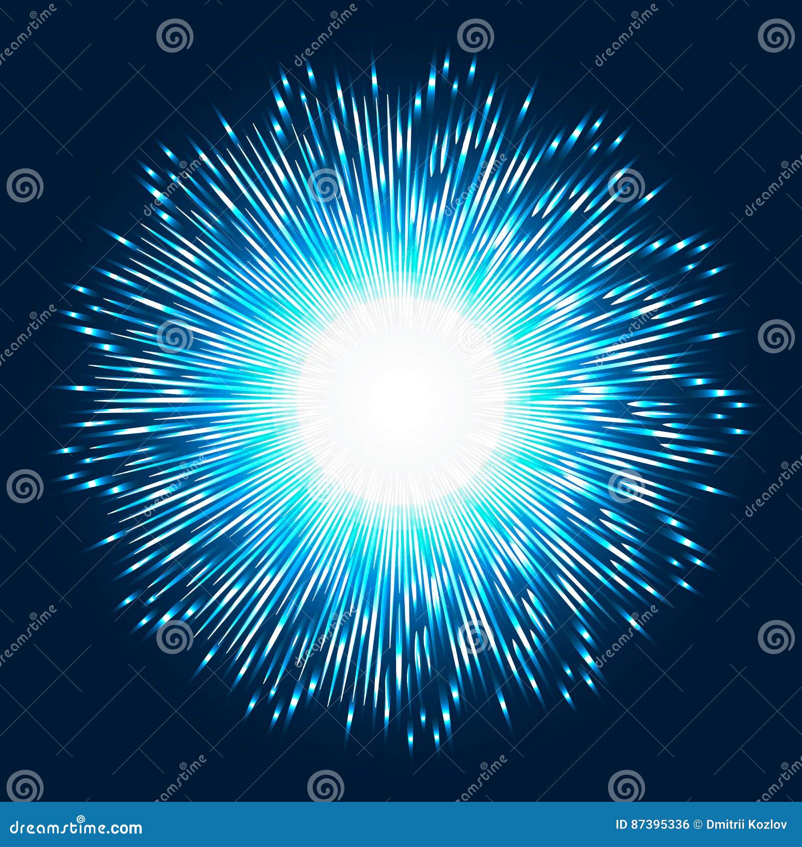 Collection of Various Forms of Sparks. Stock Vector - Illustration of ...