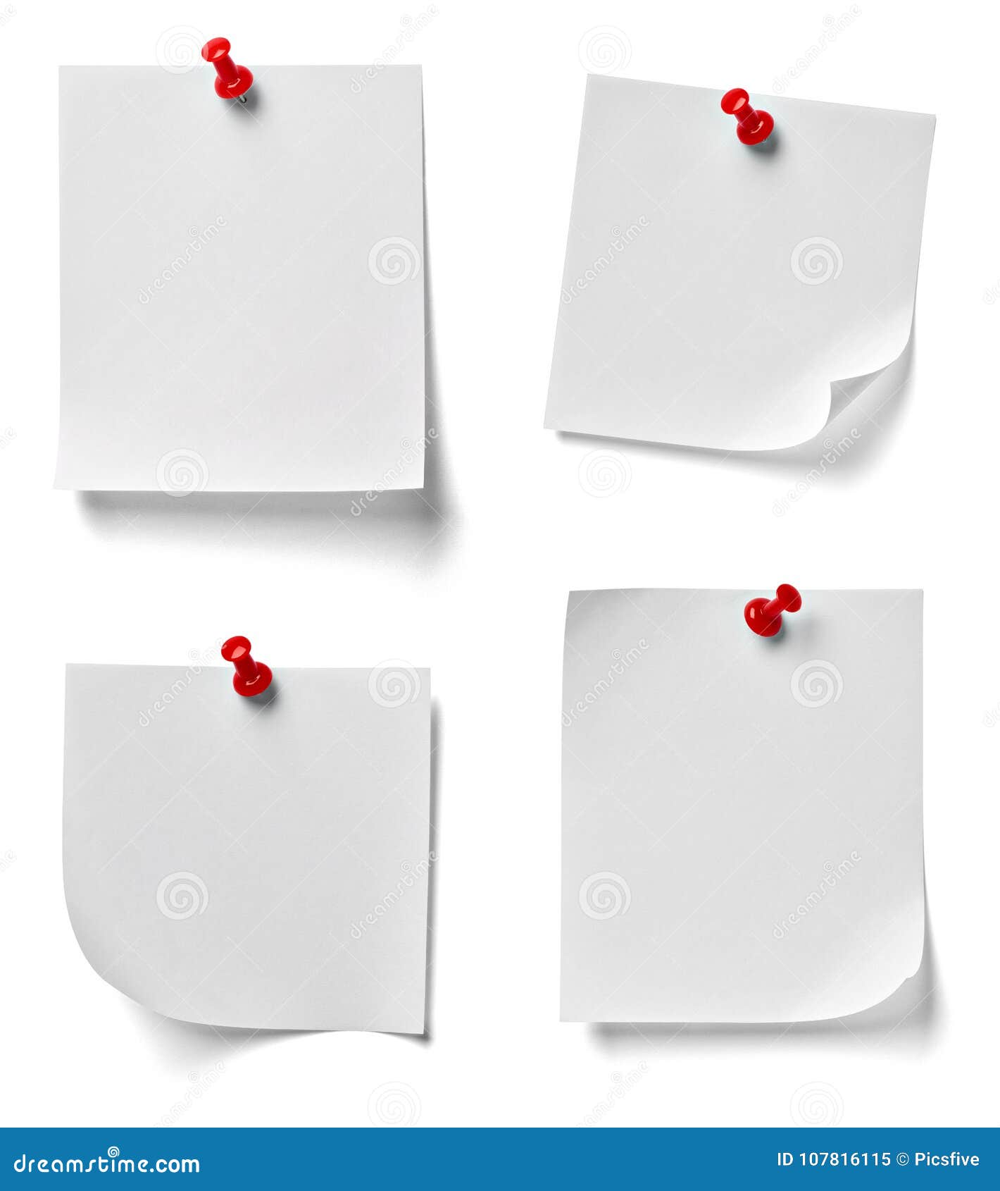 Note Paper Push Pin Message Stock Image - Image of attachment, needle ...