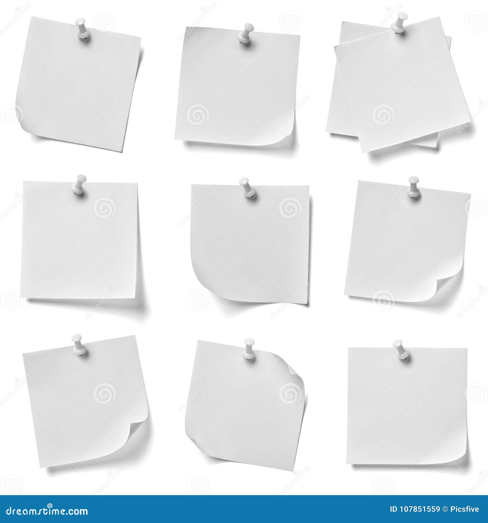 Note Paper Push Pin Message Stock Image - Image of board, fastener ...