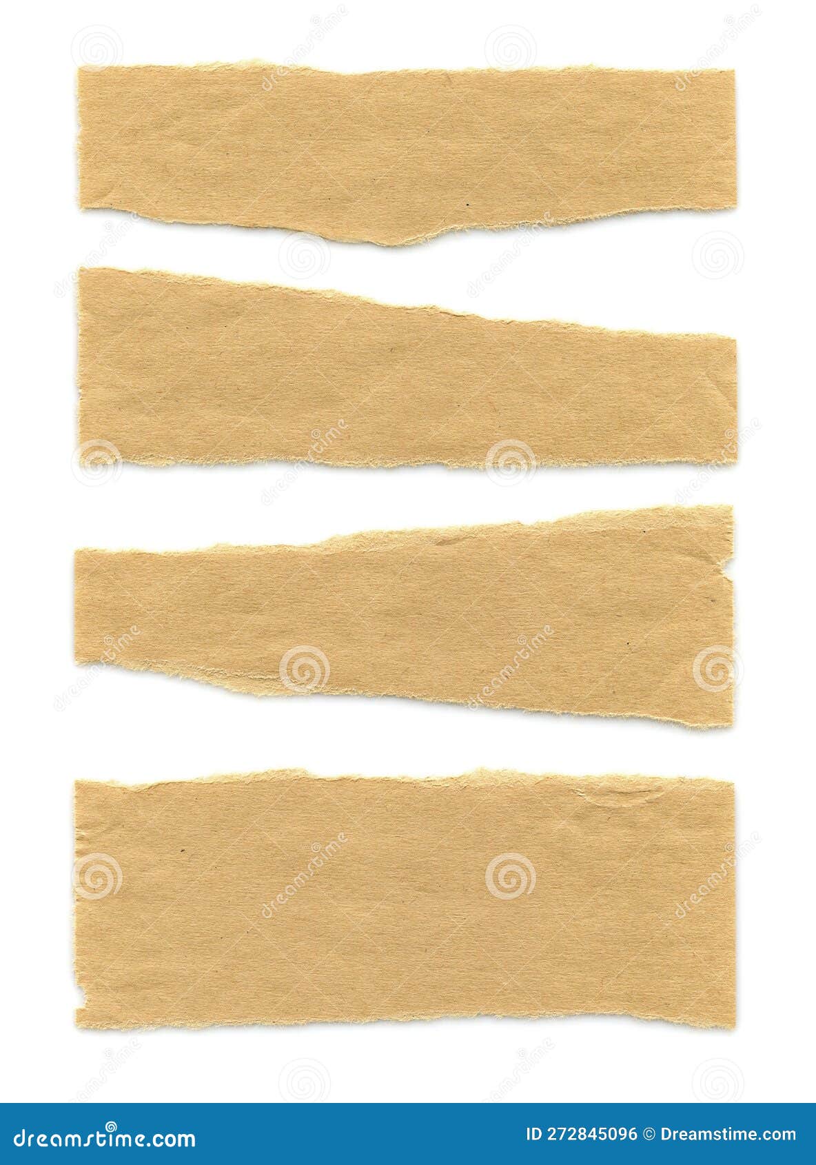 Collection of Various Pieces of Note Paper on White Stock Photo - Image ...