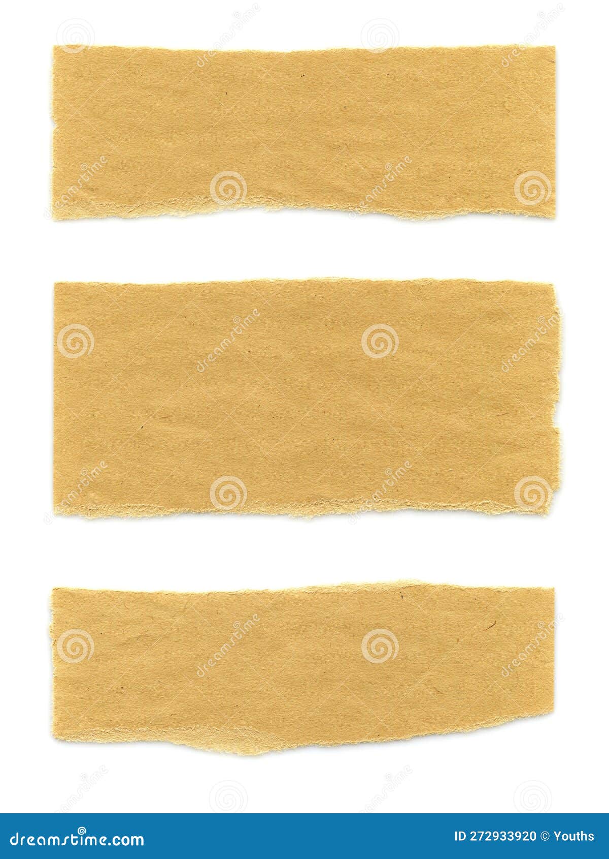 Collection of Various Pieces of Note Paper on White Stock Photo - Image ...