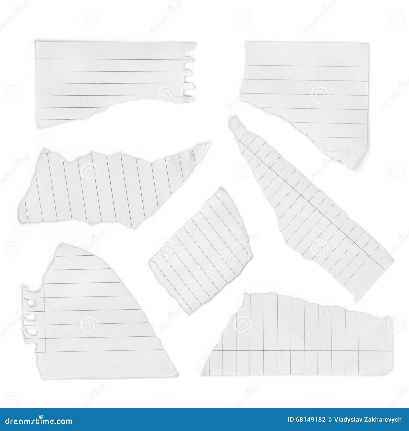Various Ripped Paper Patterns Royalty-Free Stock Photography ...