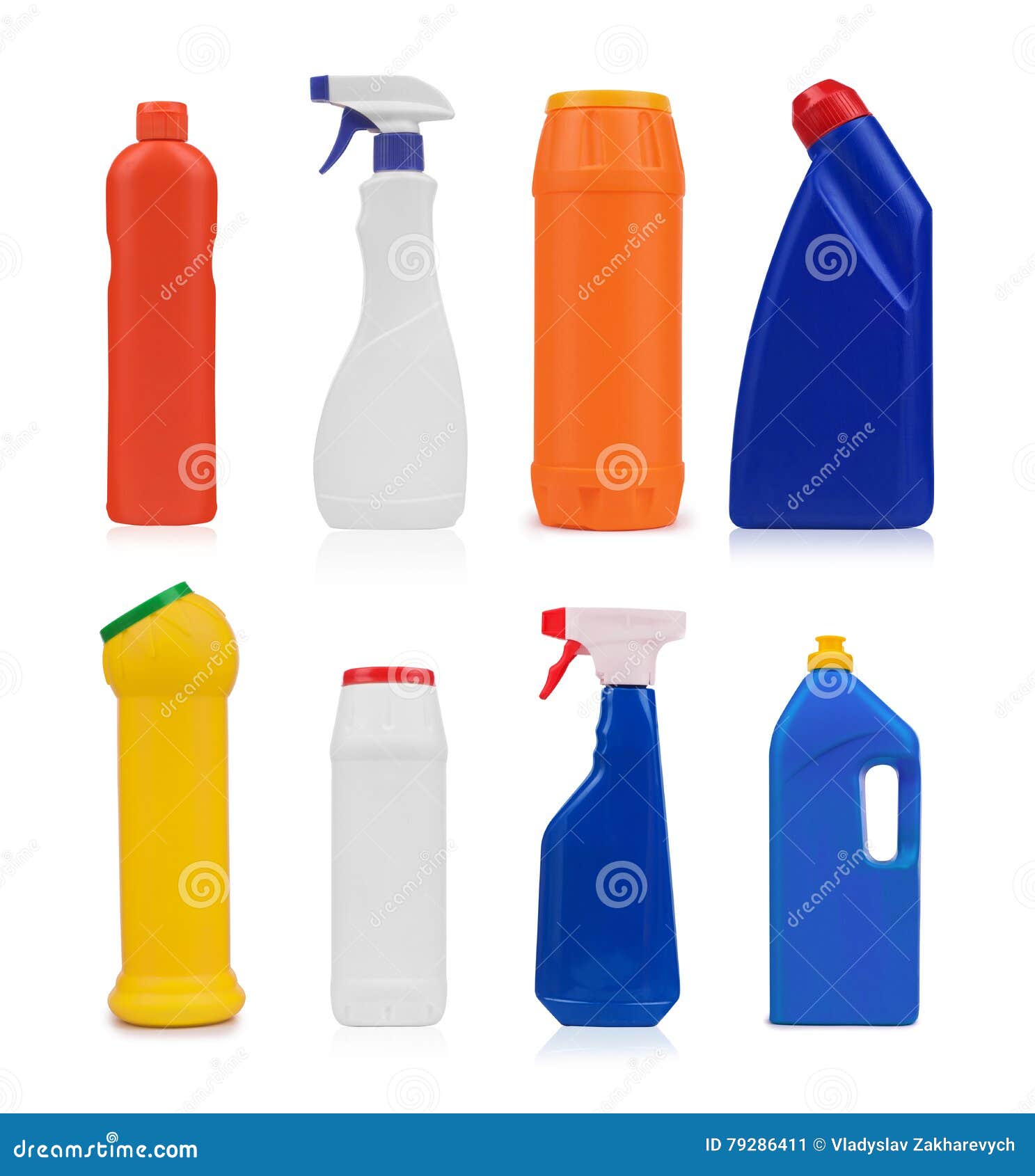 Collection Of Various Sanitary Hygiene Bottles Royalty-Free Stock ...