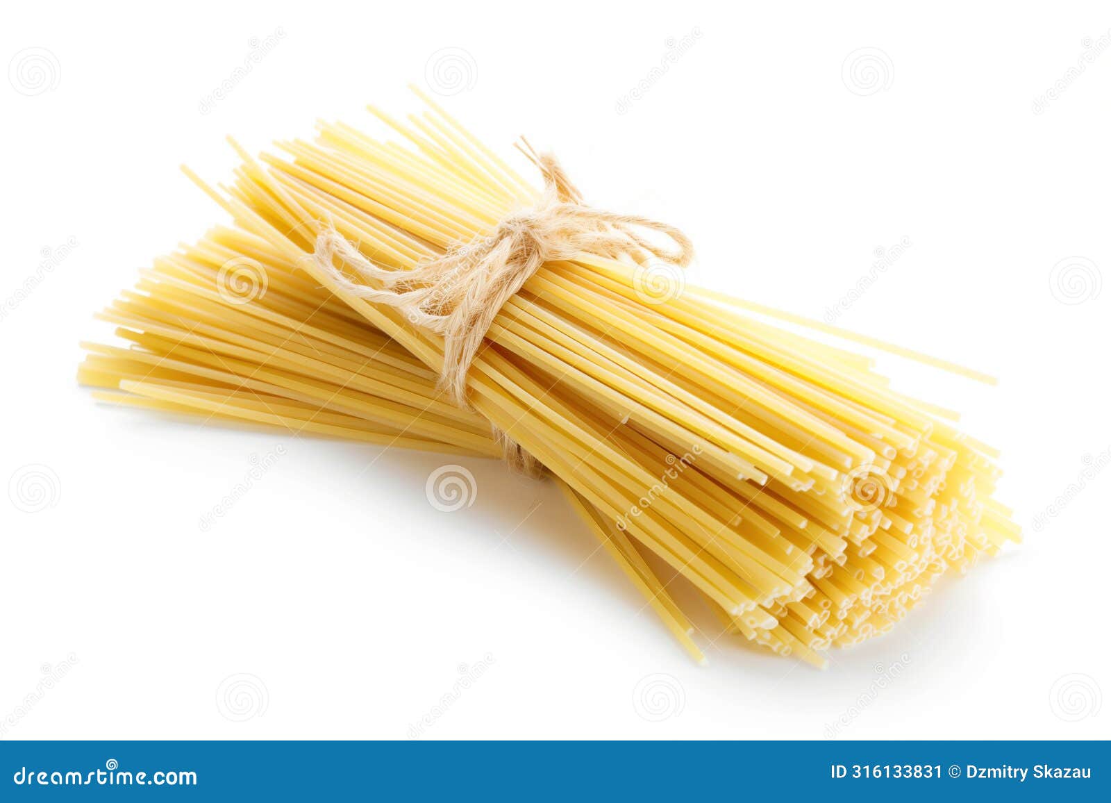 Assorted Uncooked Pasta on White Background Stock Image - Image of ...