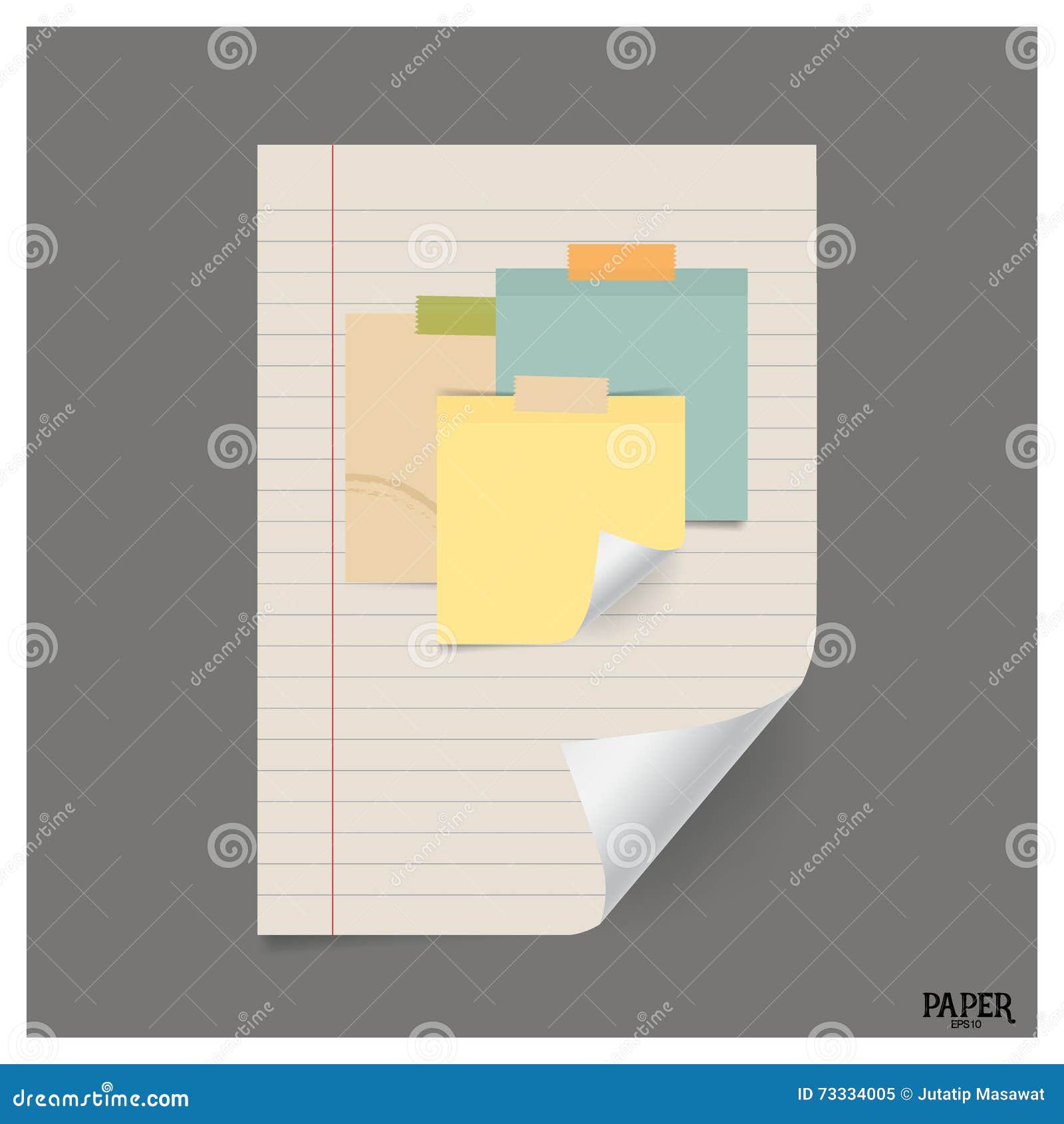 Collection of Various Vintage Papers (paper Sheets, Note Paper), Ready ...