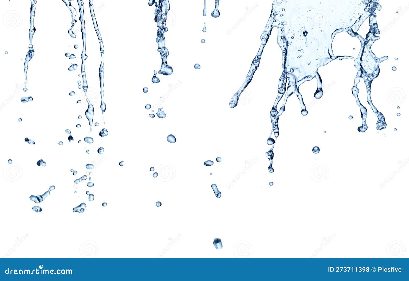 Water Splash Drop Blue Liquid Bubble Stock Photo - Image of shape, blue ...