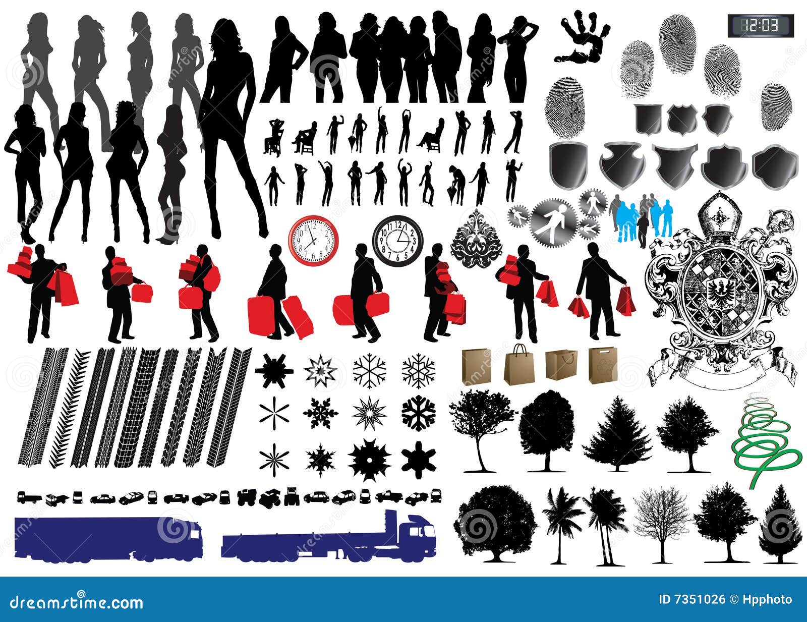 Collection of Vector stock vector. Illustration of girl - 7351026