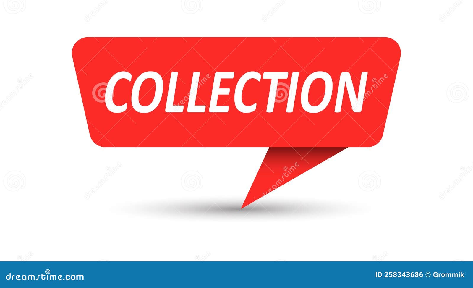 COLLECTION. Vector Banner, Pointer, Sticker, Label or Speech Bubble ...