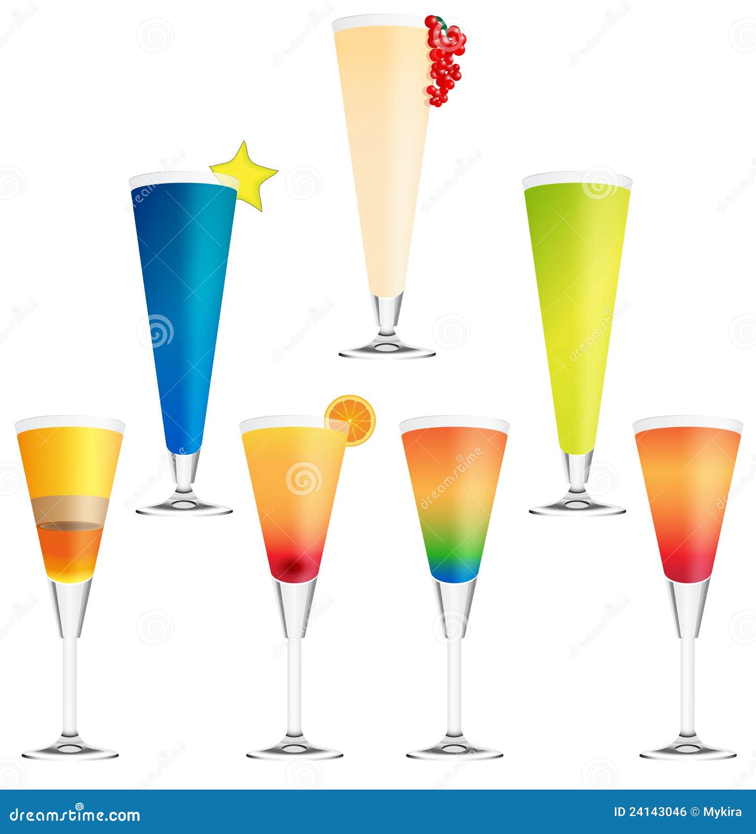 Vector Cocktails Party Poster With Cocktail Set And Tropic Leaves ...