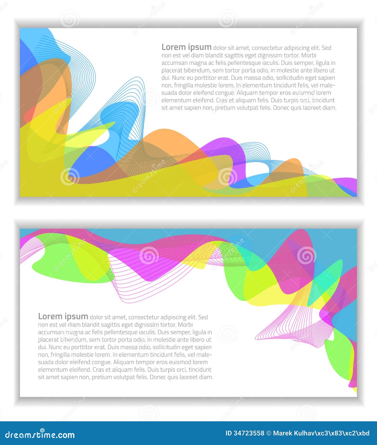 Collection of Vector Colorful Backgrounds Stock Illustration ...