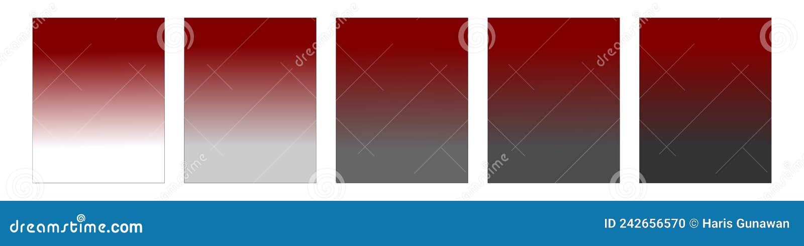 Collection Vector Colors File 3 of Dark Red and White Gradient ...