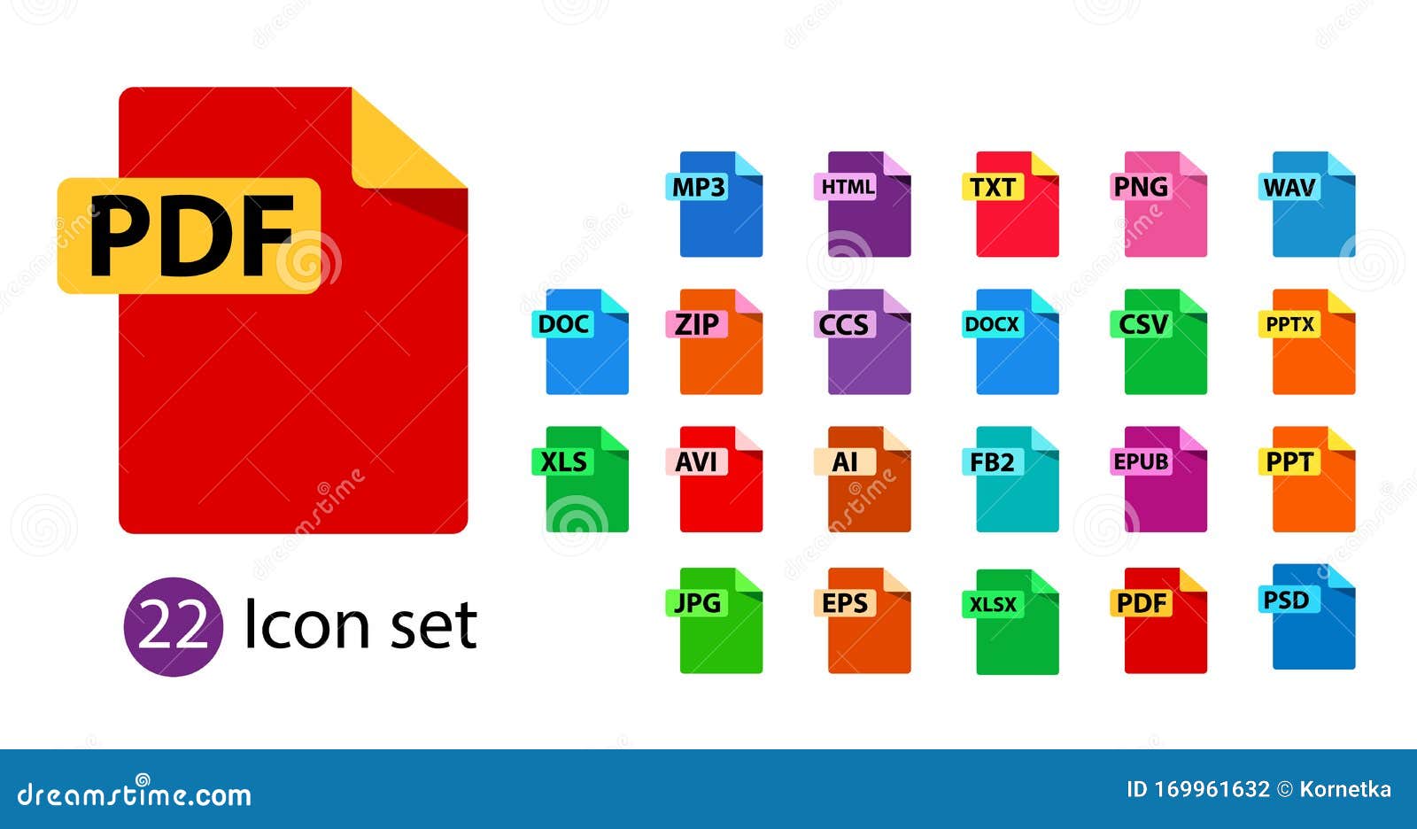 Collection of Vector Icons. File Format Extensions Icons Stock Vector ... Collection of Vector Icons. File Format Extensions Icons Stock Vector ...