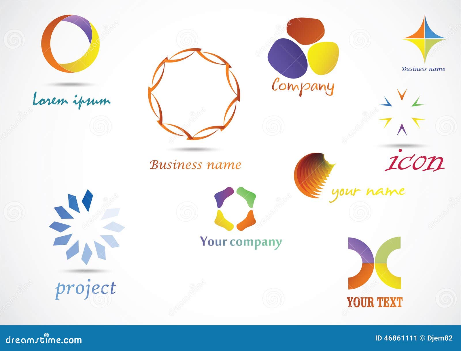 Collection of vector icons stock vector. Illustration of line - 46861111