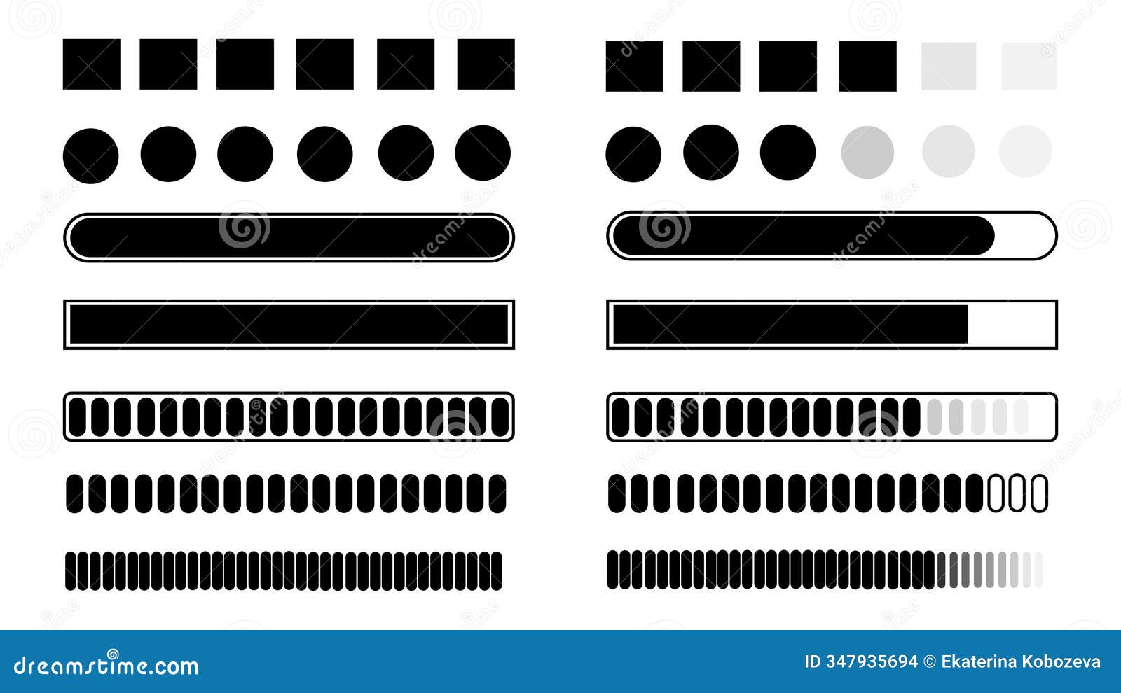 Set Of Icons Loading And Unloading Of Goods, Warehousing Cartoon Vector ...