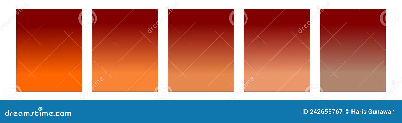 Collection Vector of Red and Orange Gradient Backgrounds Stock Vector ...