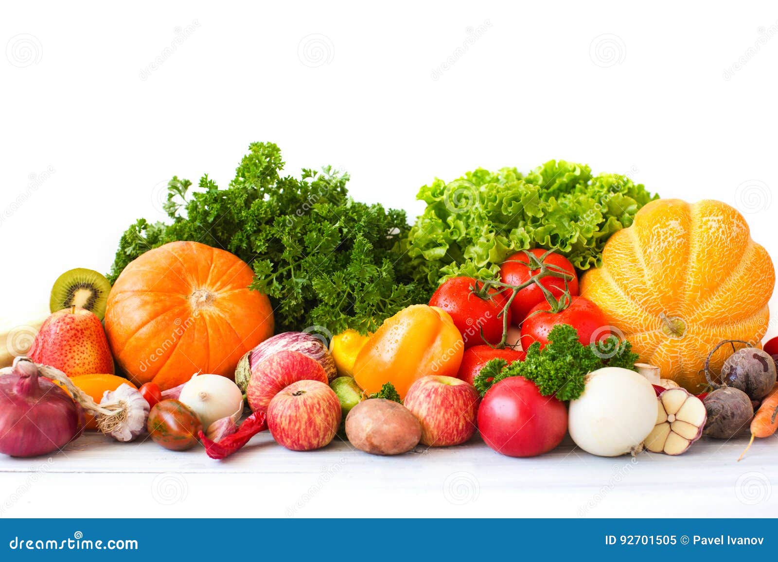 Collection Vegetables and Fruits. Stock Image - Image of greengrocery ...