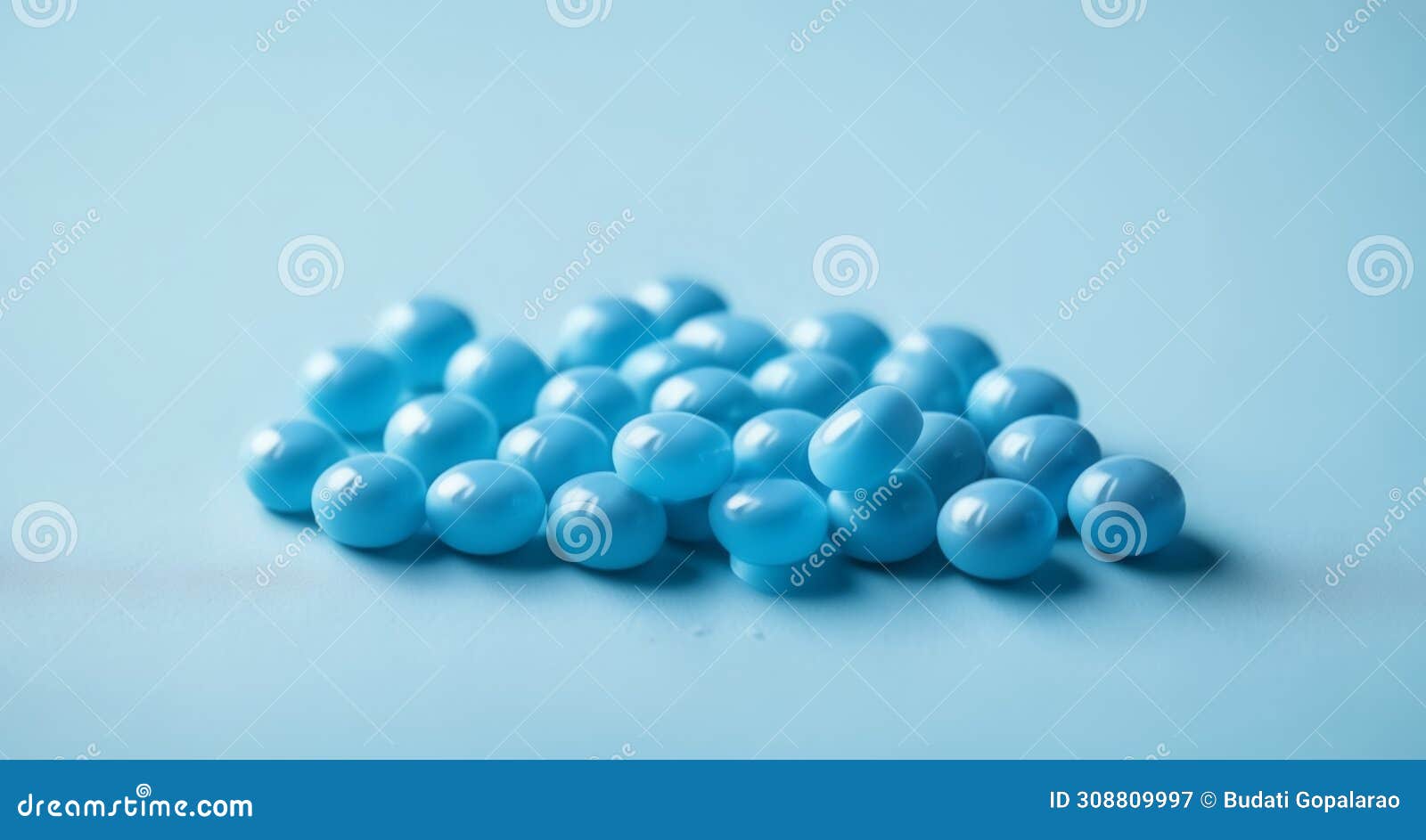 A Collection of Vibrant Blue Marbles Stock Illustration - Illustration ...