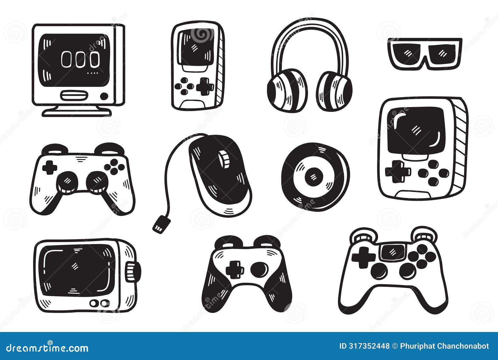 N64 Or Gamecube Video Game Controller Line Art Icon For Apps Or Website ...