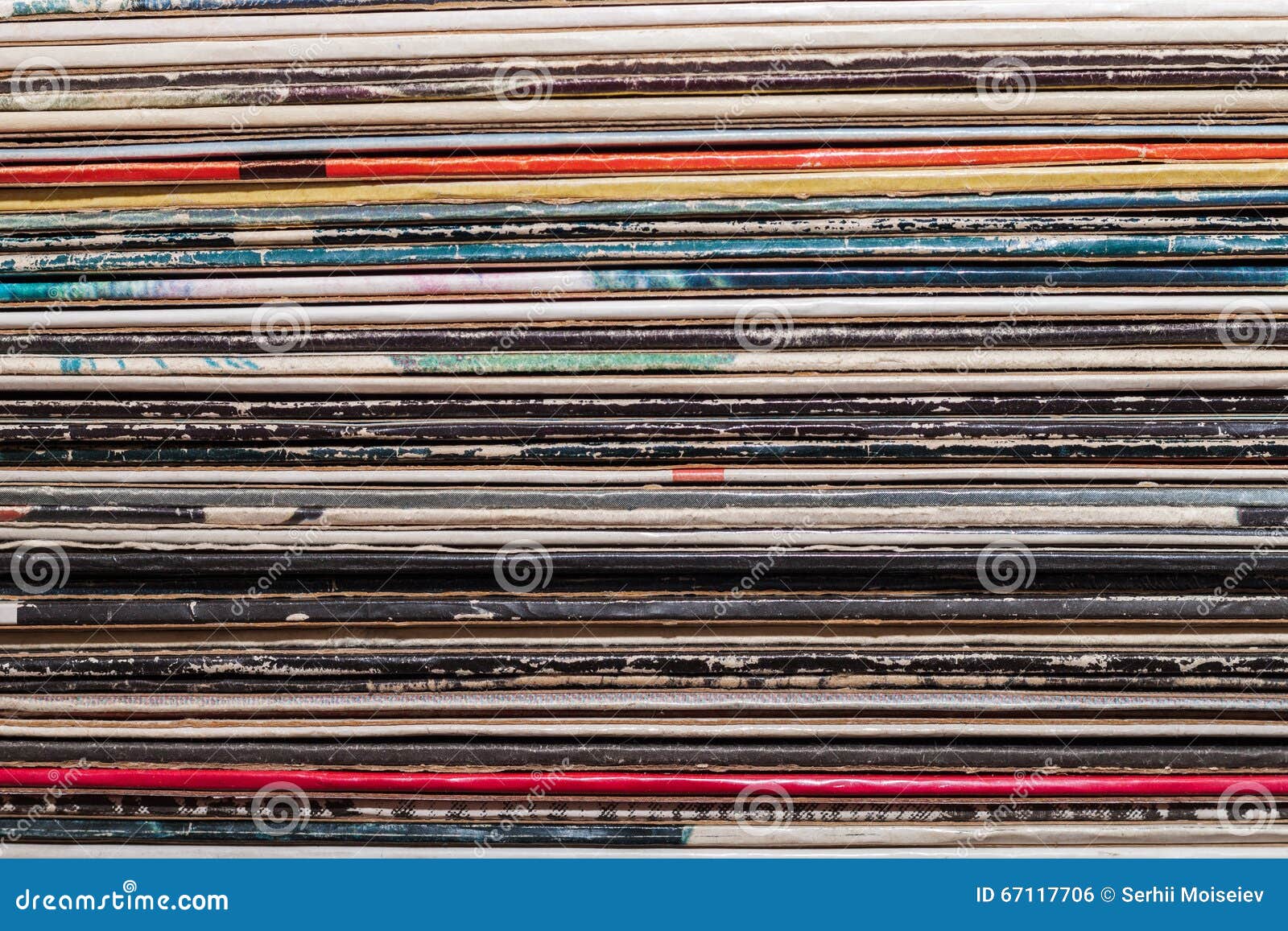 Collection of Vinyl Records Stock Photo - Image of sleeve, colorful ...