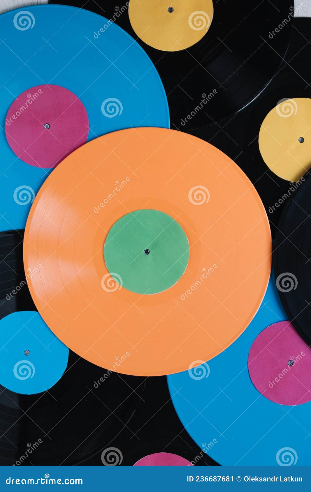 Collection Vinyl Records. High Quality Photo Stock Image - Image of ...