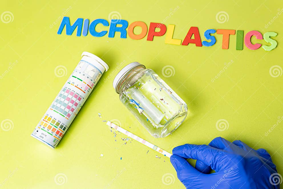 Collection of Water Sample Contaminated with Microplastics in Test Tube ...