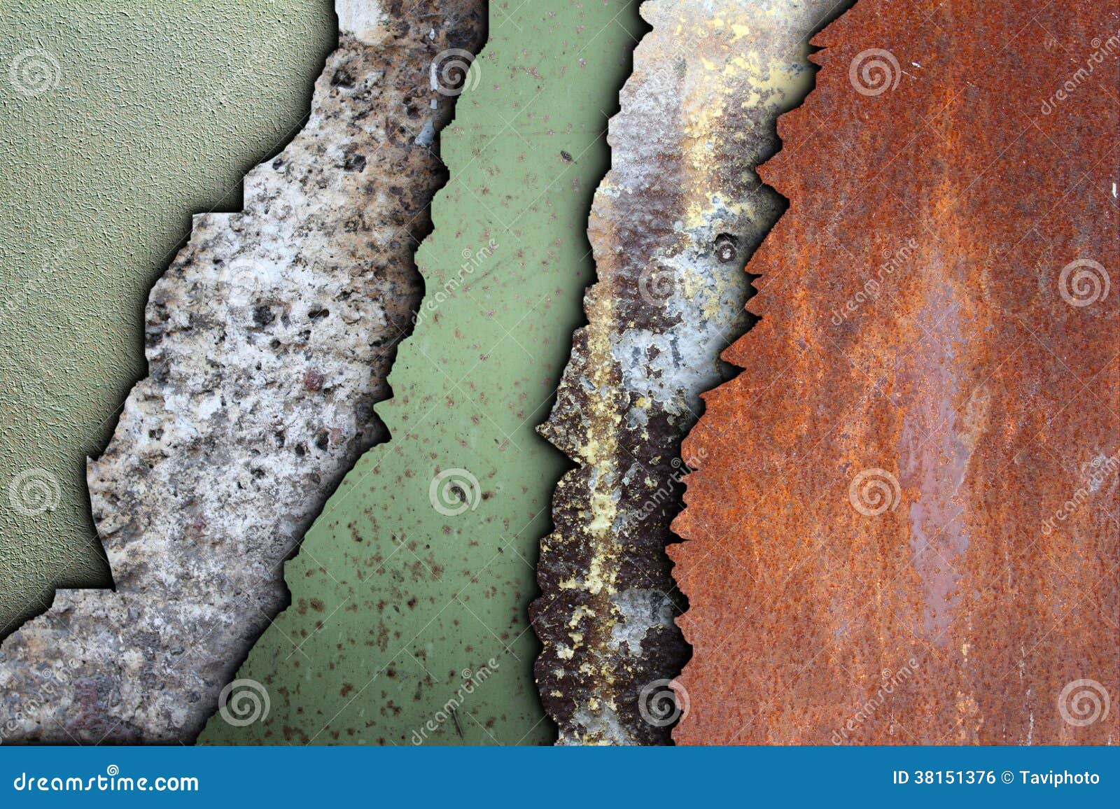 Collection of Weathered Textures Stock Photo - Image of damaged ...