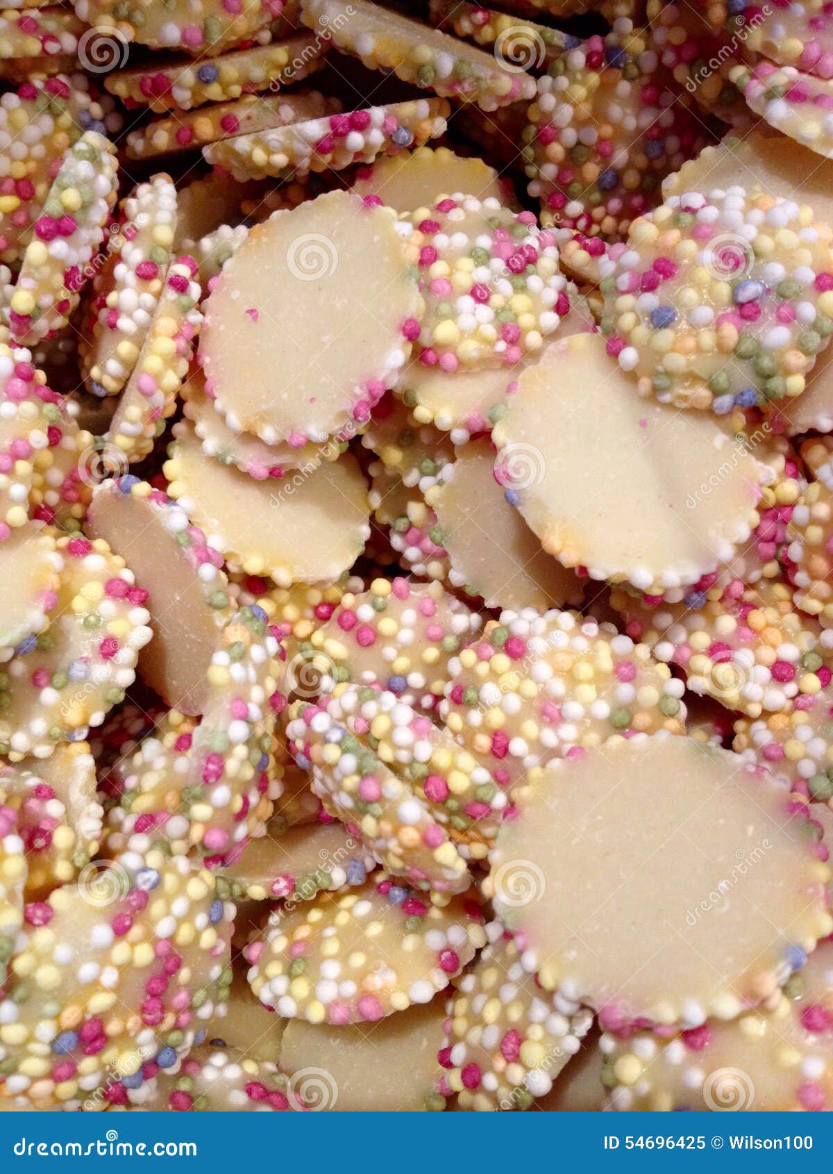 Collection of White Chocolate Candy Sweets Stock Image - Image of ...