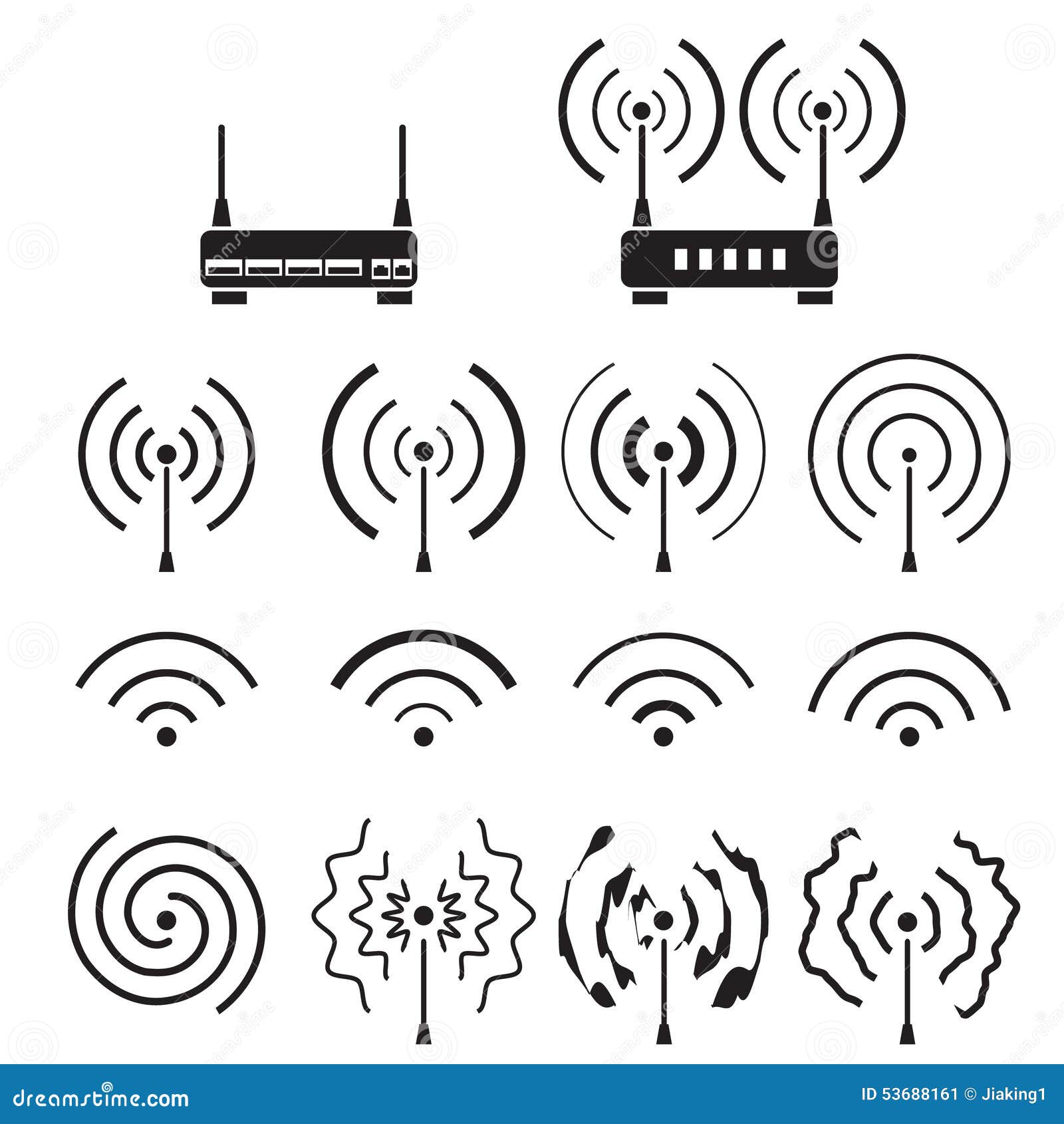 Wireless Wi-fi Signal Royalty-Free Stock Photo | CartoonDealer.com ...