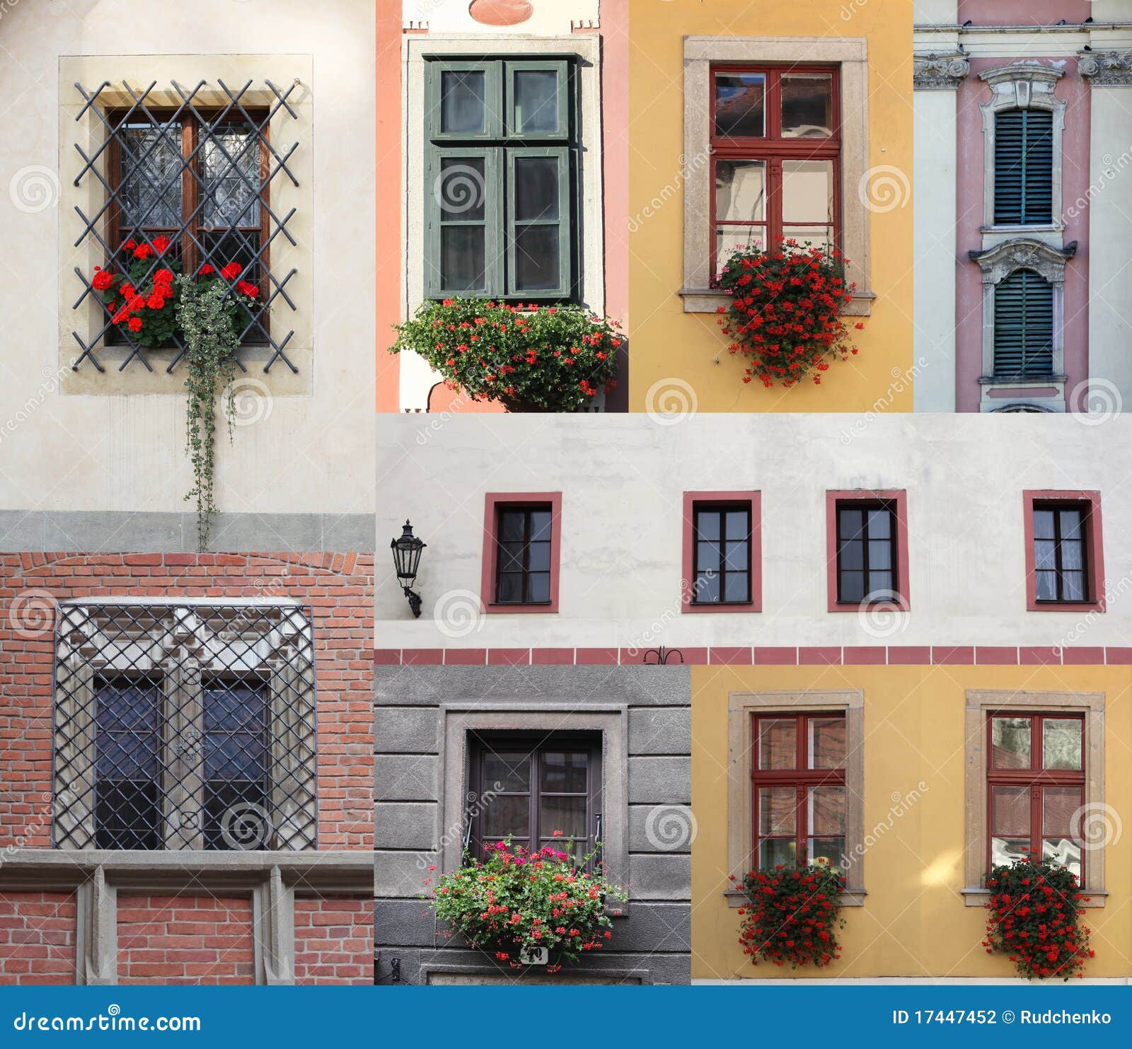 Collection of windows stock photo. Image of vintage, view - 17447452