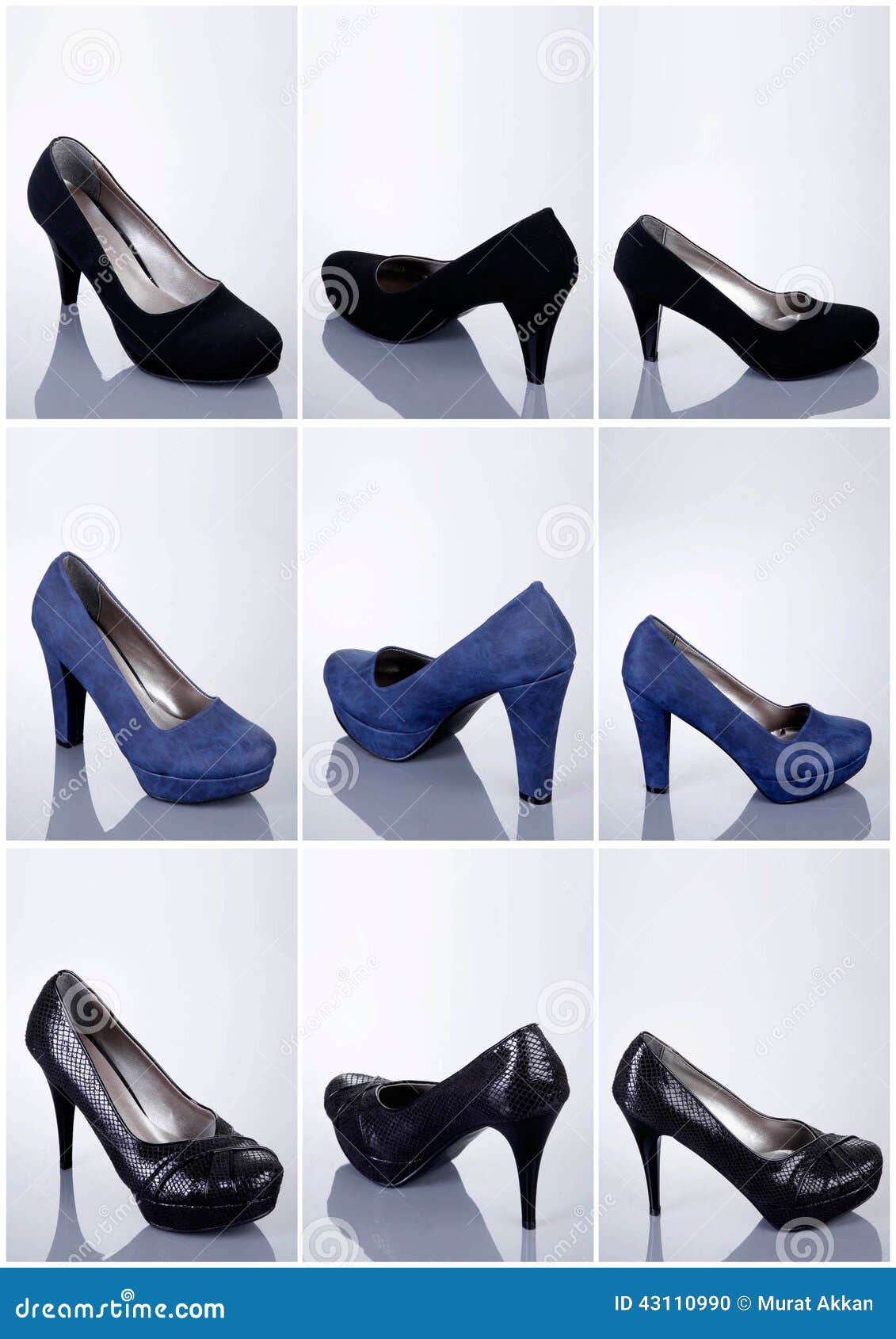Collection of woman shoes stock photo. Image of female - 43110990