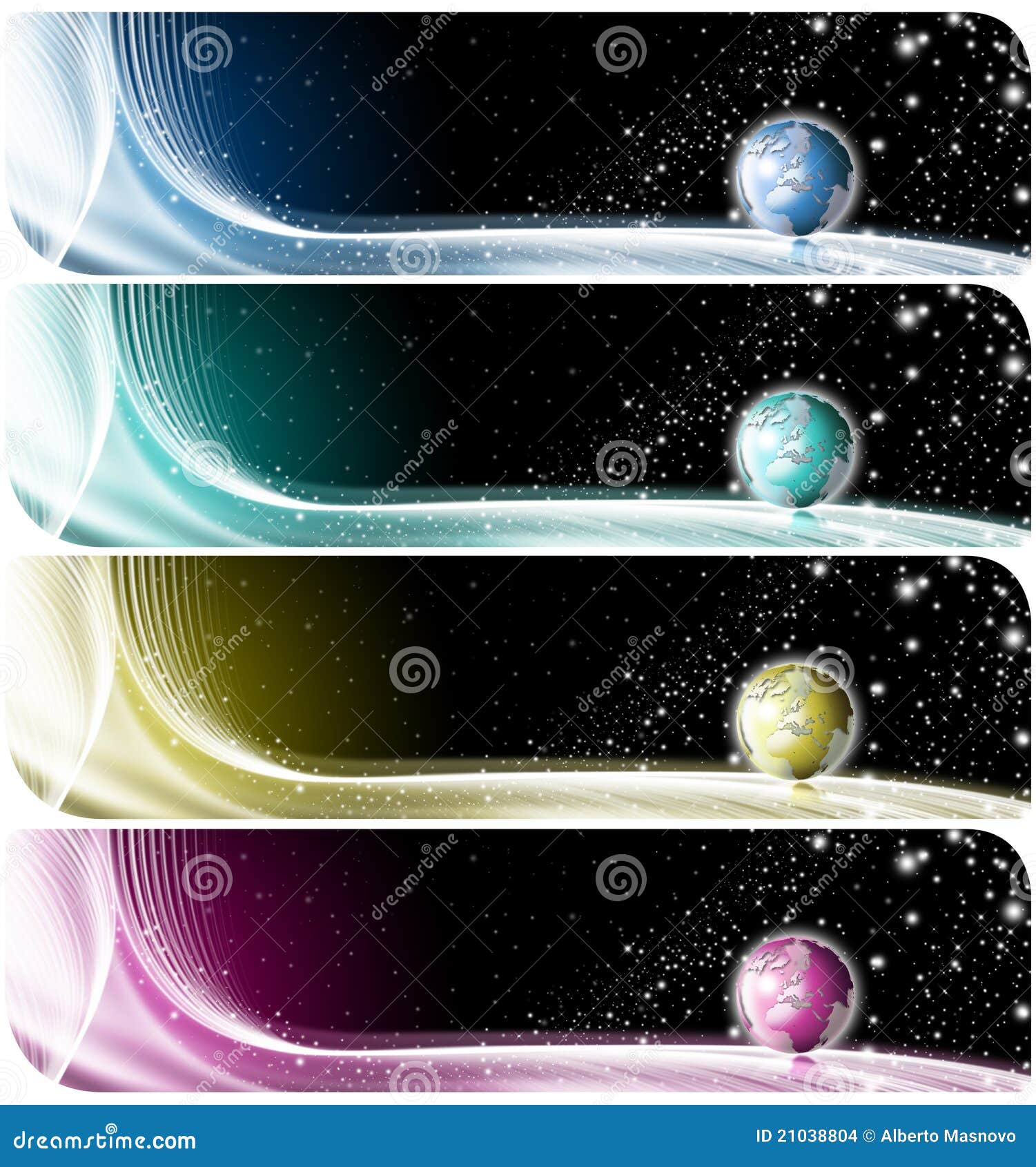 World Banners Cartoon Vector | CartoonDealer.com #45749959