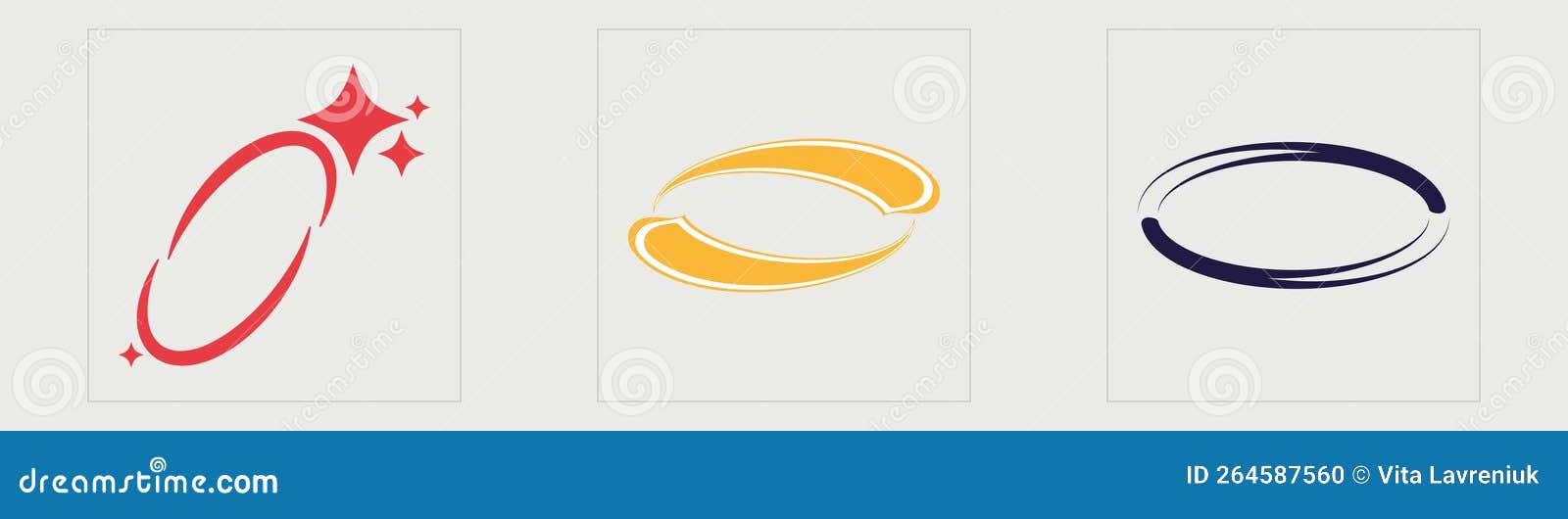 Collection of Y2K Elements. Extraordinary Graphic Assets. Templates for ...