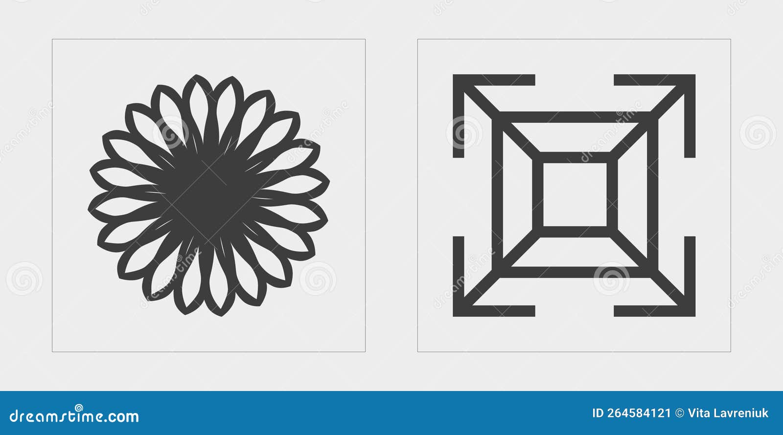 Collection of Y2K Elements. Extraordinary Graphic Assets. Templates for ...