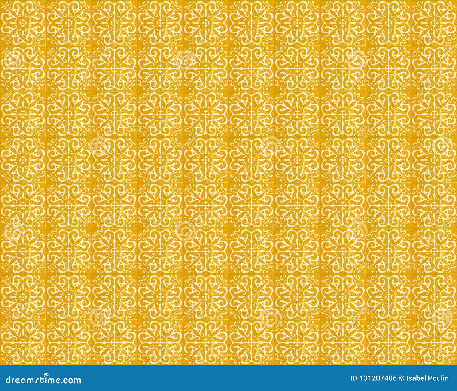 Collection of Yellow Patterns Tiles Stock Illustration - Illustration ...
