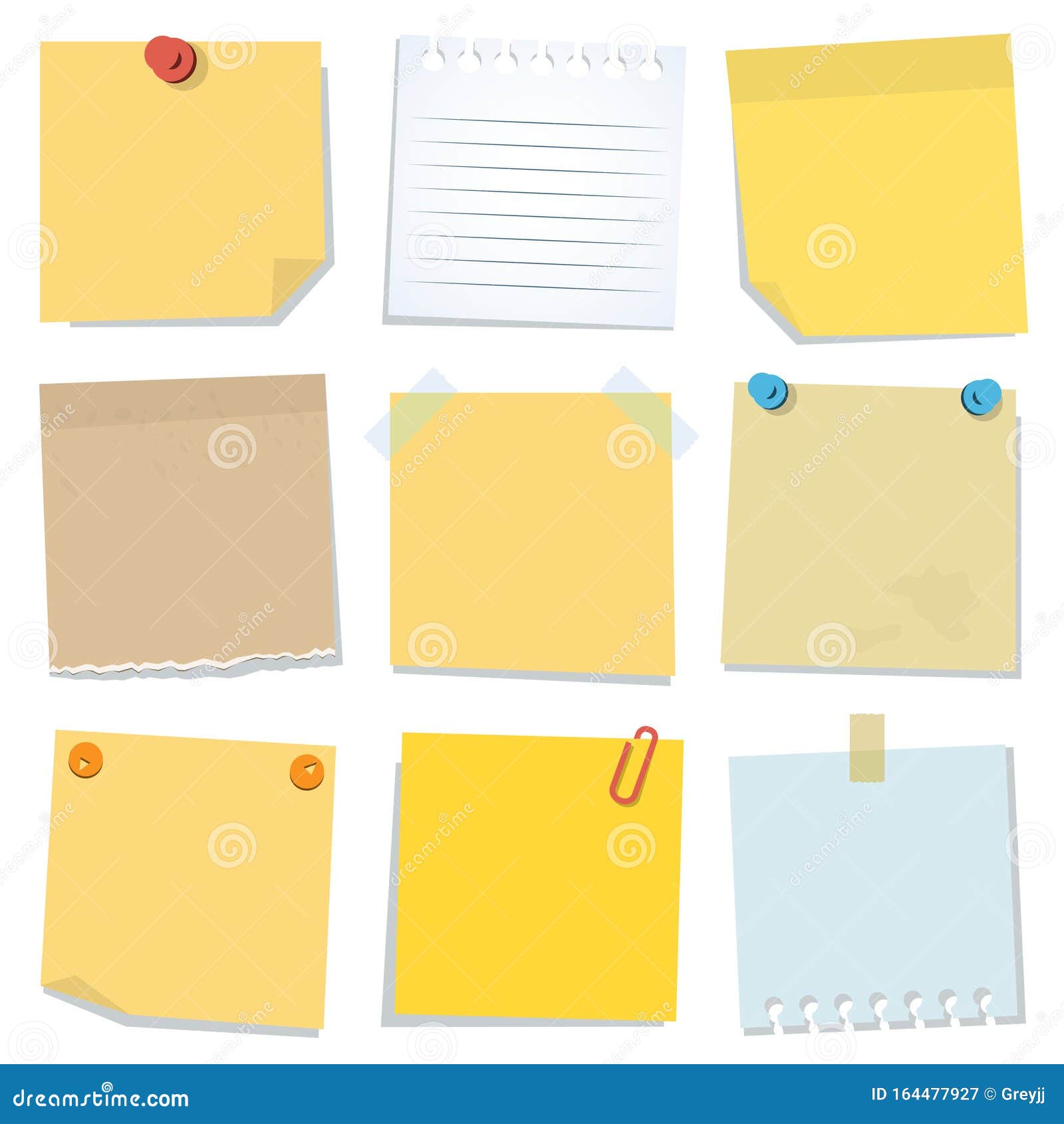 Paper Stickers With Medical Symbols Stock Illustration | CartoonDealer ...