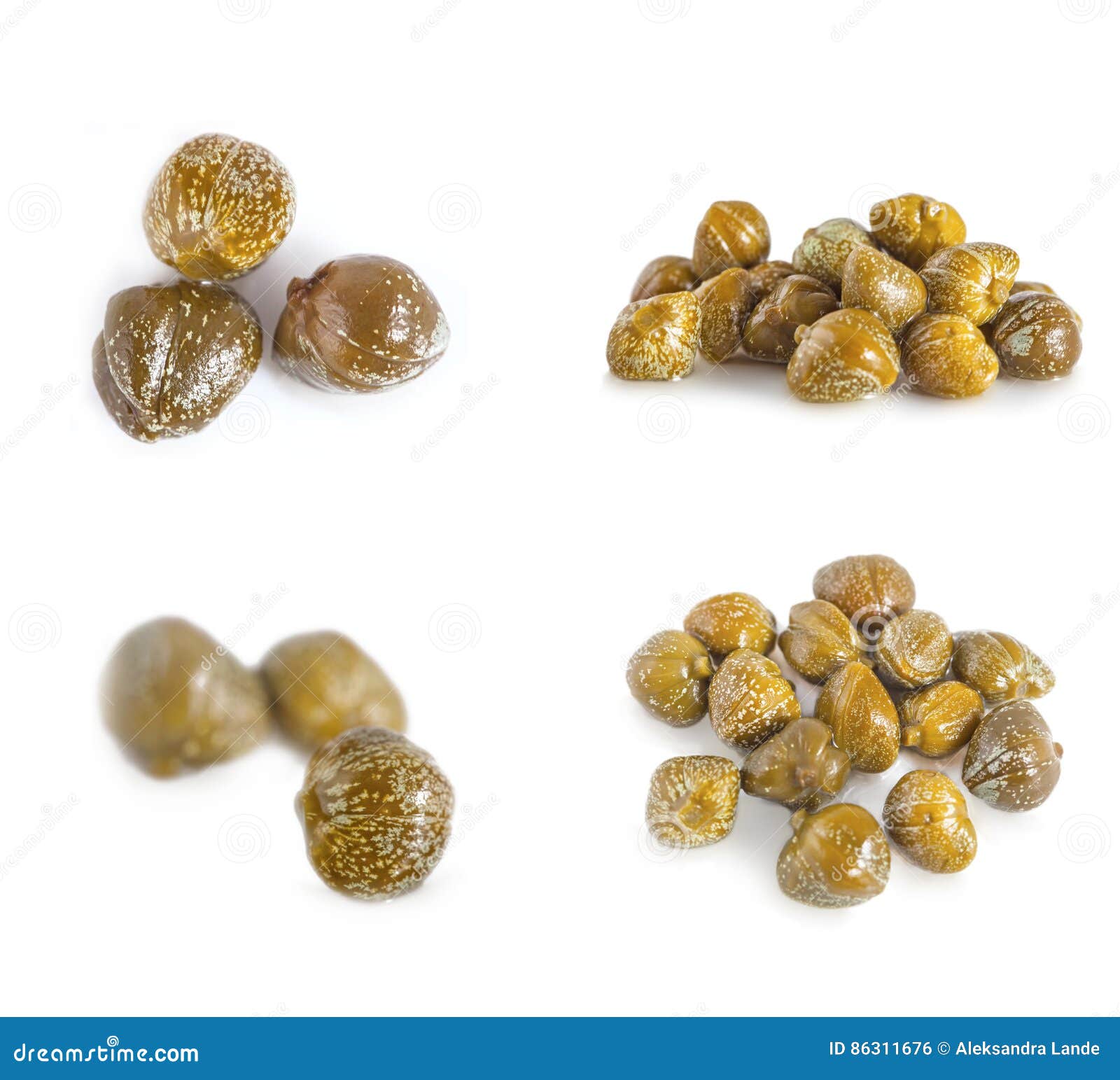 Collections of Capers Isolated Stock Photo - Image of ingredient, green ...