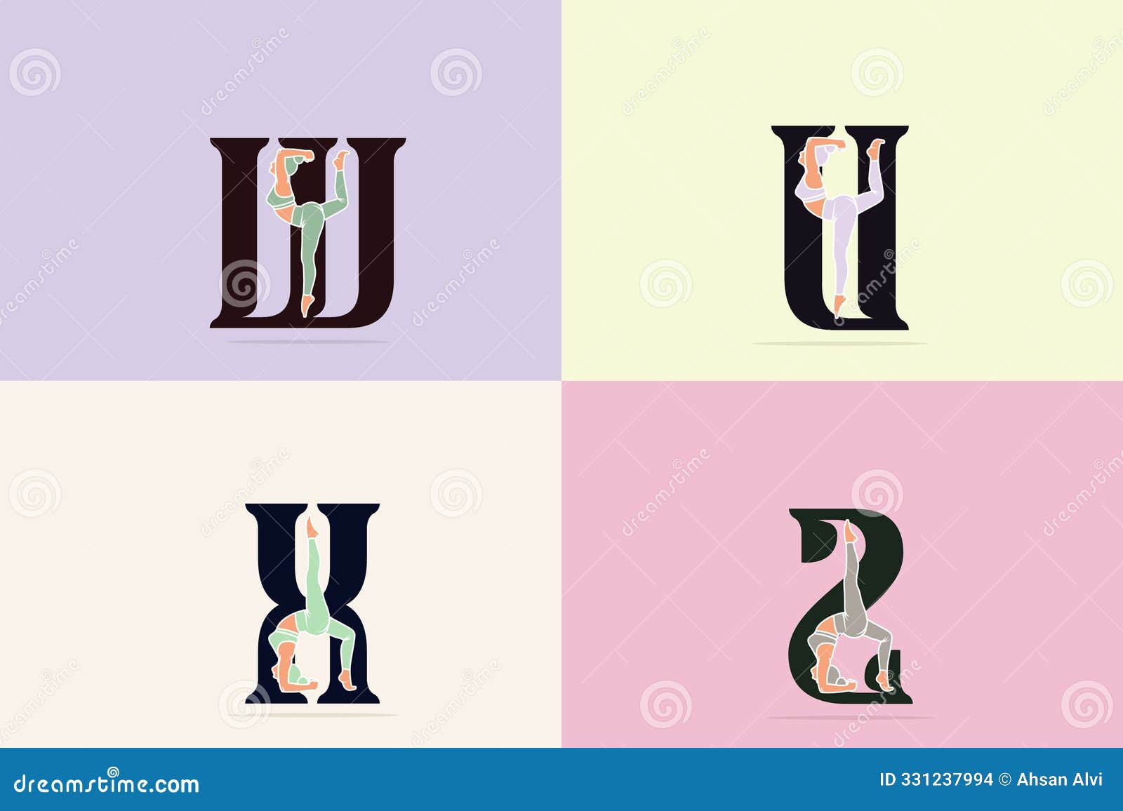 Collections of English Alphabets Letter Vector Design. Creative Letters ...