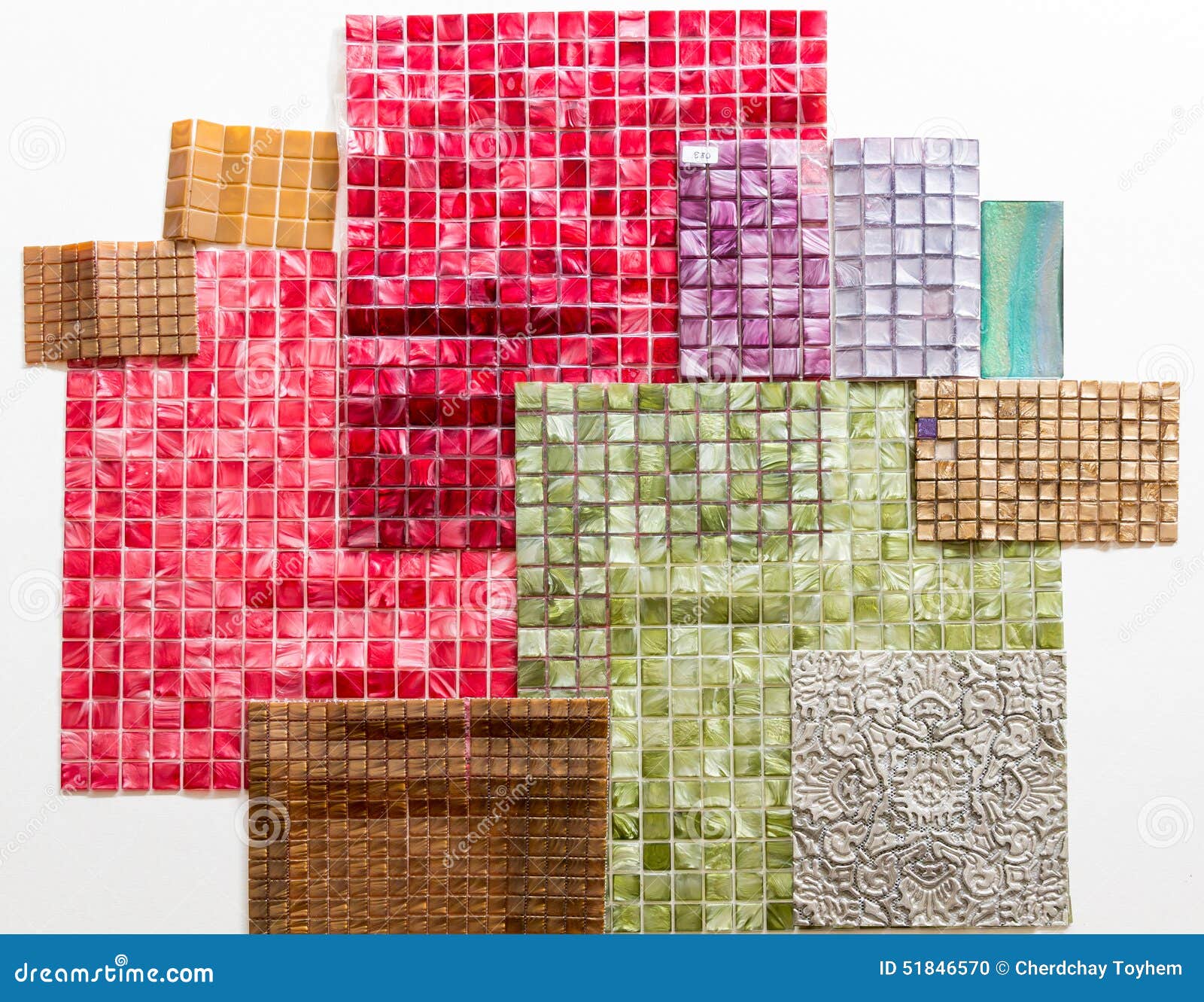 Collections of Mosaics. for Wall Decoration Stock Photo - Image of ...