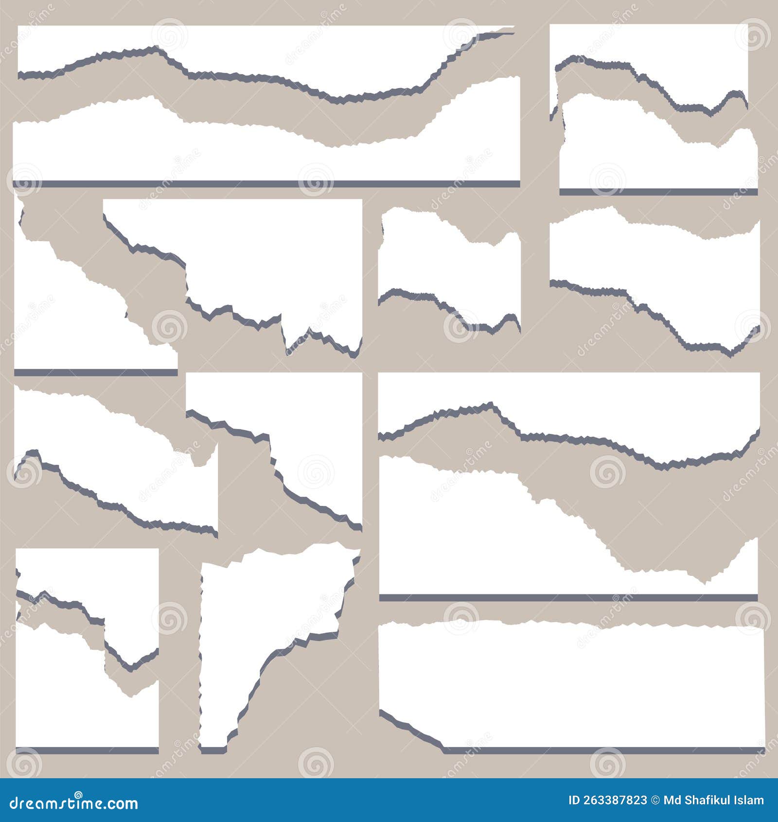 Collections of Vector Torn Ripped Paper Sheet Textures Vector Stock ... Collections of Vector Torn Ripped Paper Sheet Textures Vector Stock ...