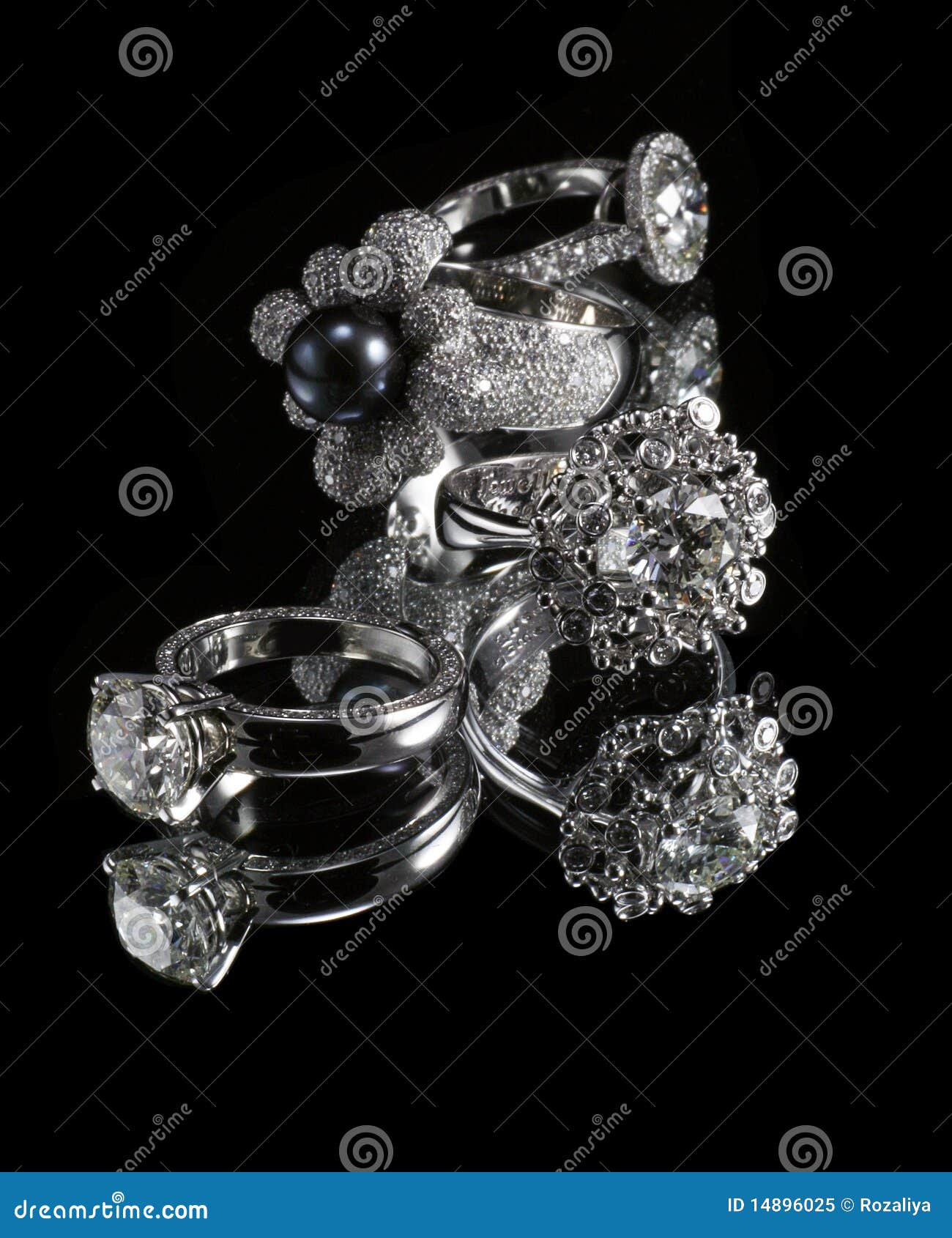 Collectionsof Rings with Diamond Stock Image - Image of jewelry ...