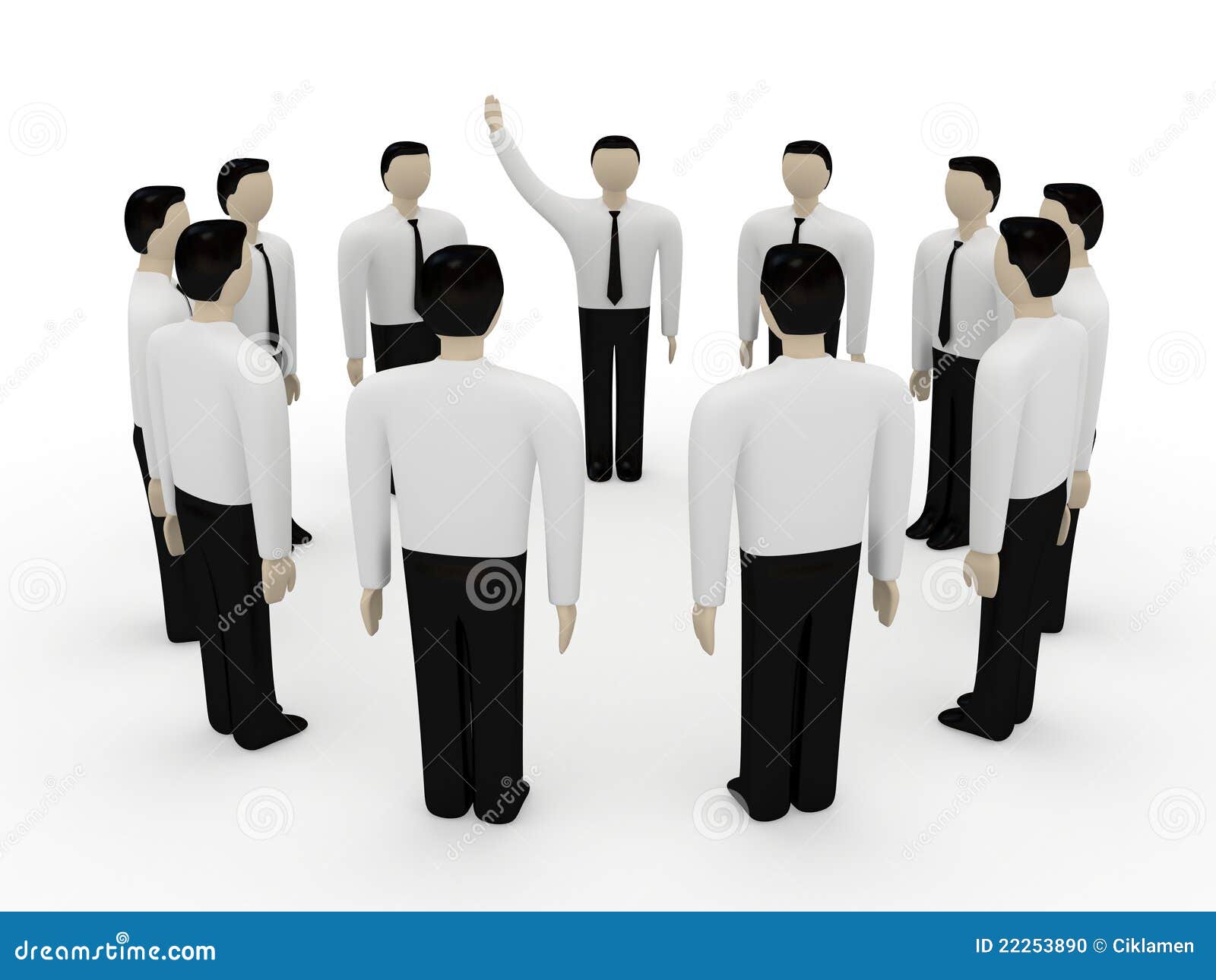 Collective stock illustration. Illustration of colleagues - 22253890