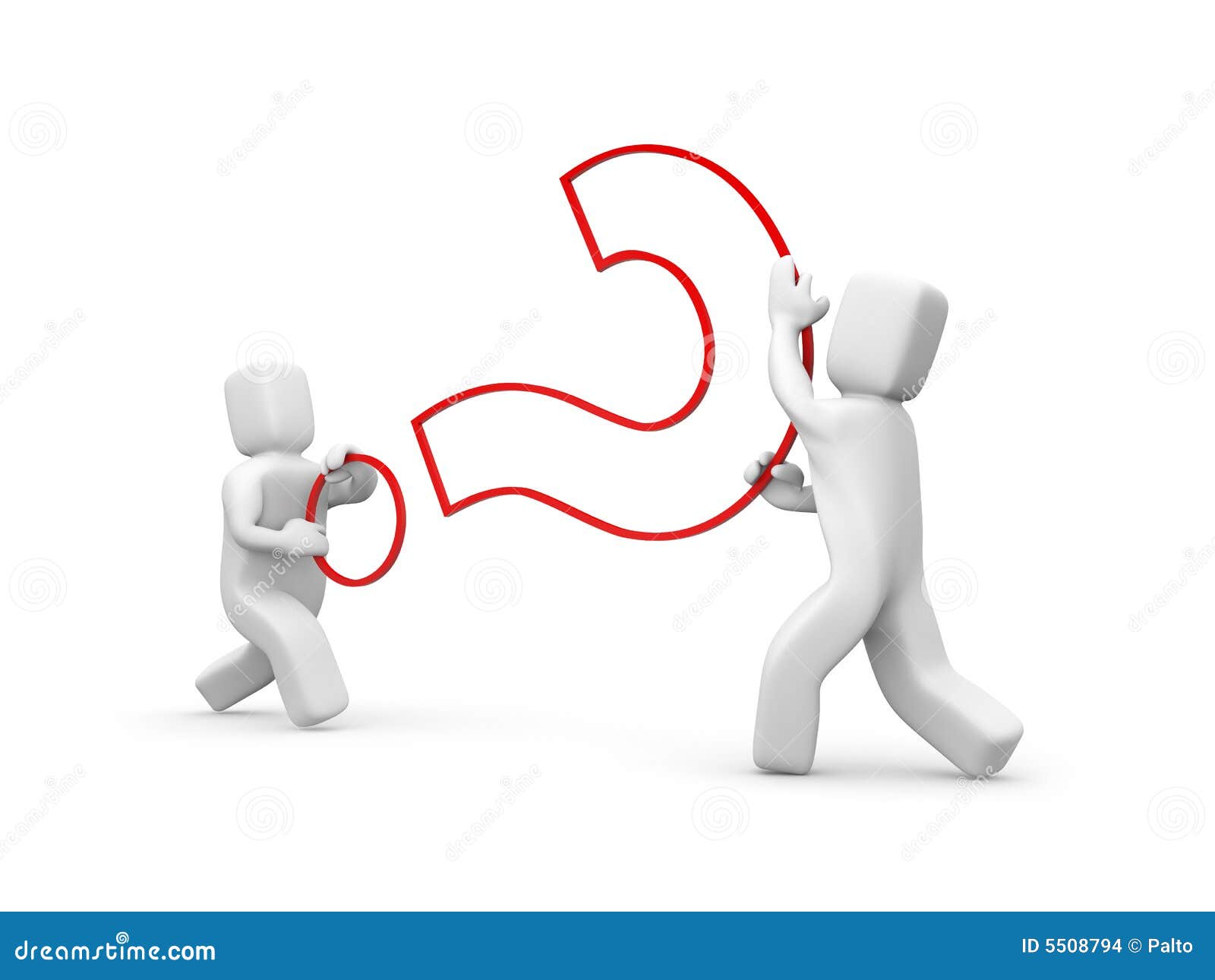 The Collective Decision of Questions Stock Illustration - Illustration ...