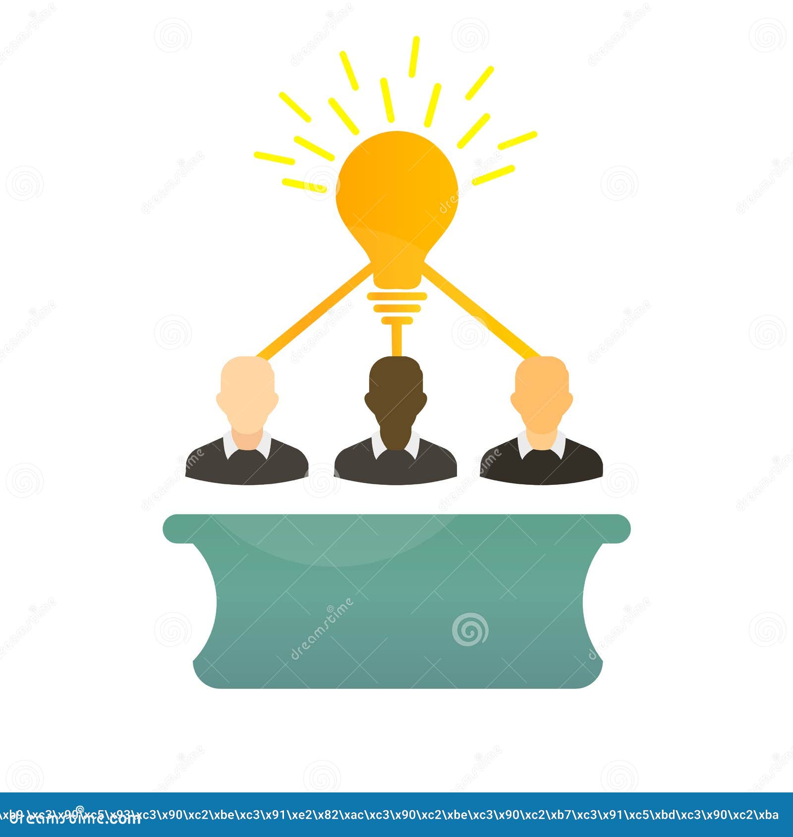 Collective Idea Icon. Team Teamwork Brainstorm Lightbulb Group ... Collective Idea Icon. Team Teamwork Brainstorm Lightbulb Group ...