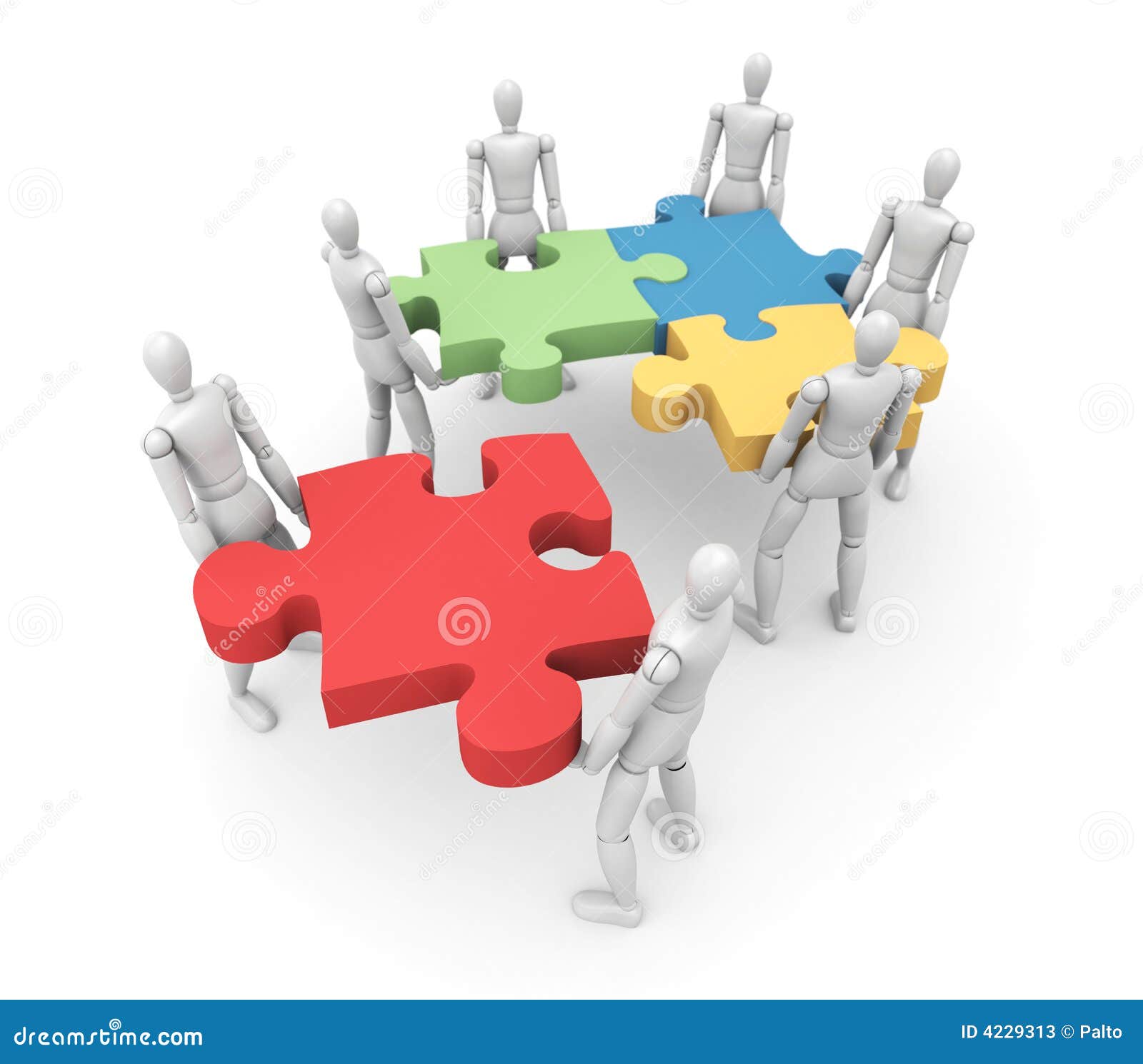 Collective works stock illustration. Illustration of partner - 4229313