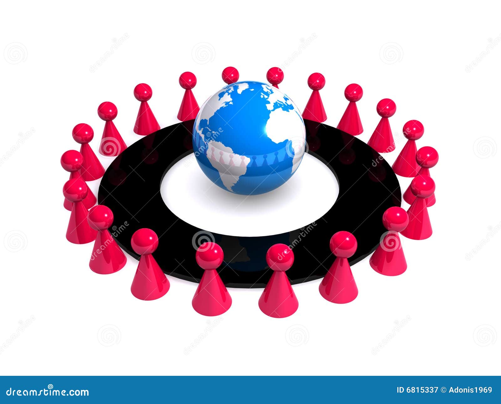 Collectivisme stock illustratie. Illustration of gemeenschap - 6815337