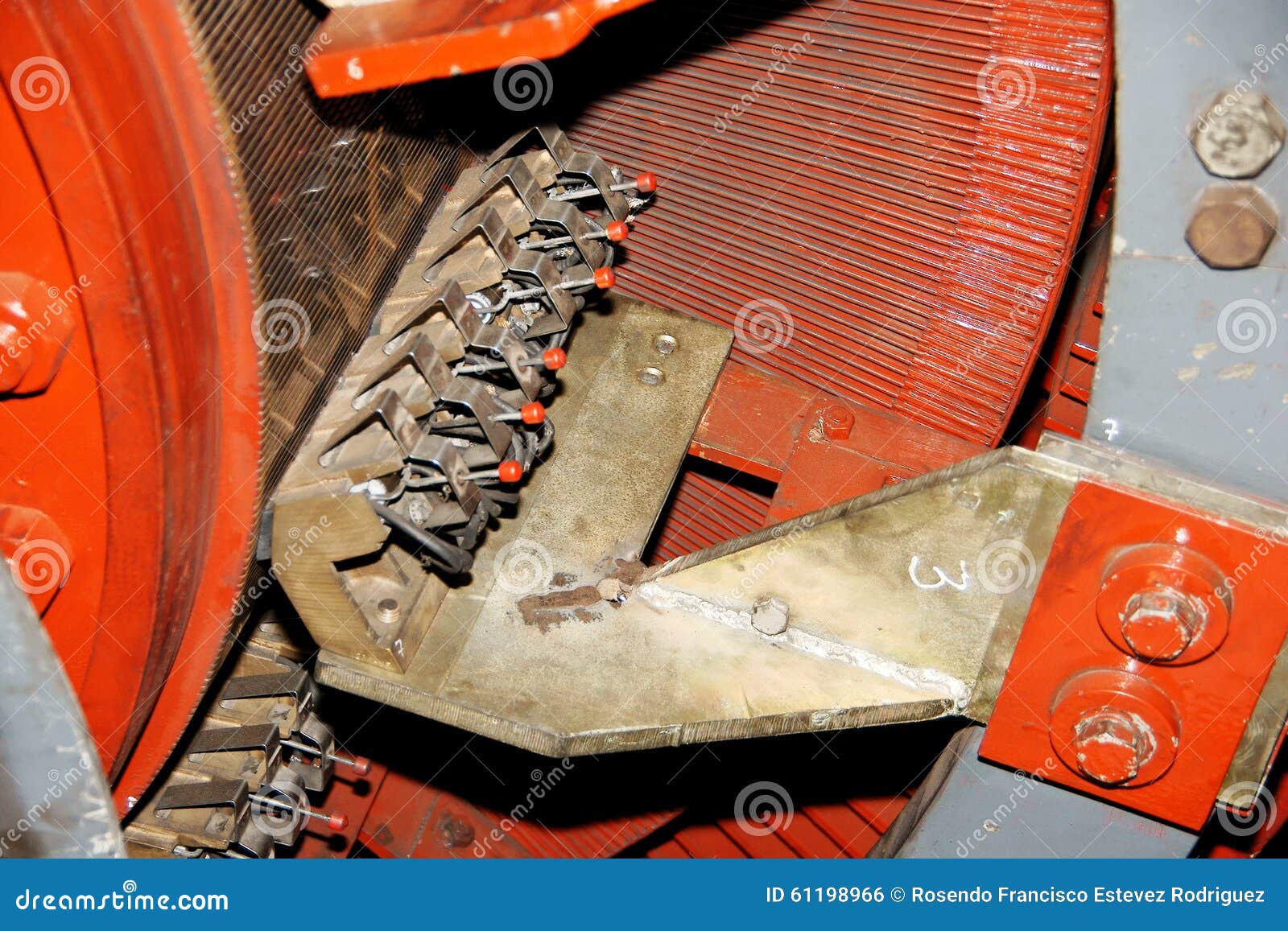 Collector and brushes stock photo. Image of motor, brushes - 61198966