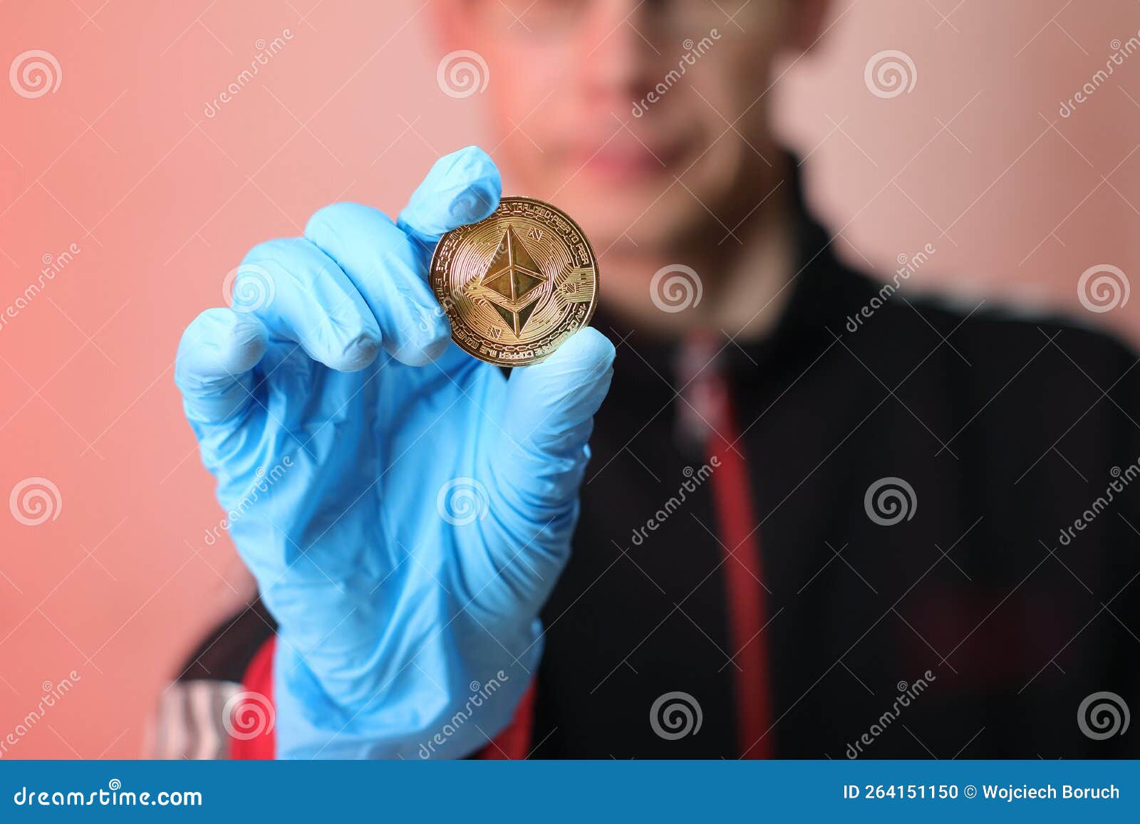 Collector Coin in Hand with Person Stock Photo - Image of collector ...